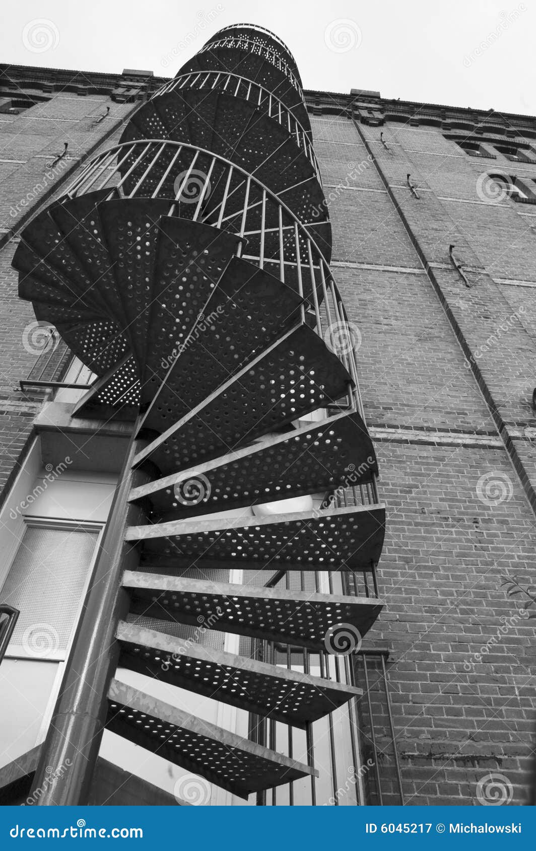 Winding stairway stock image. Image of steps, tenement - 6045217