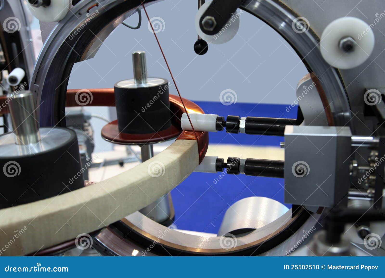 Toroidal Coils And Rectangular Transformers On PCB Detail Isolated On ...