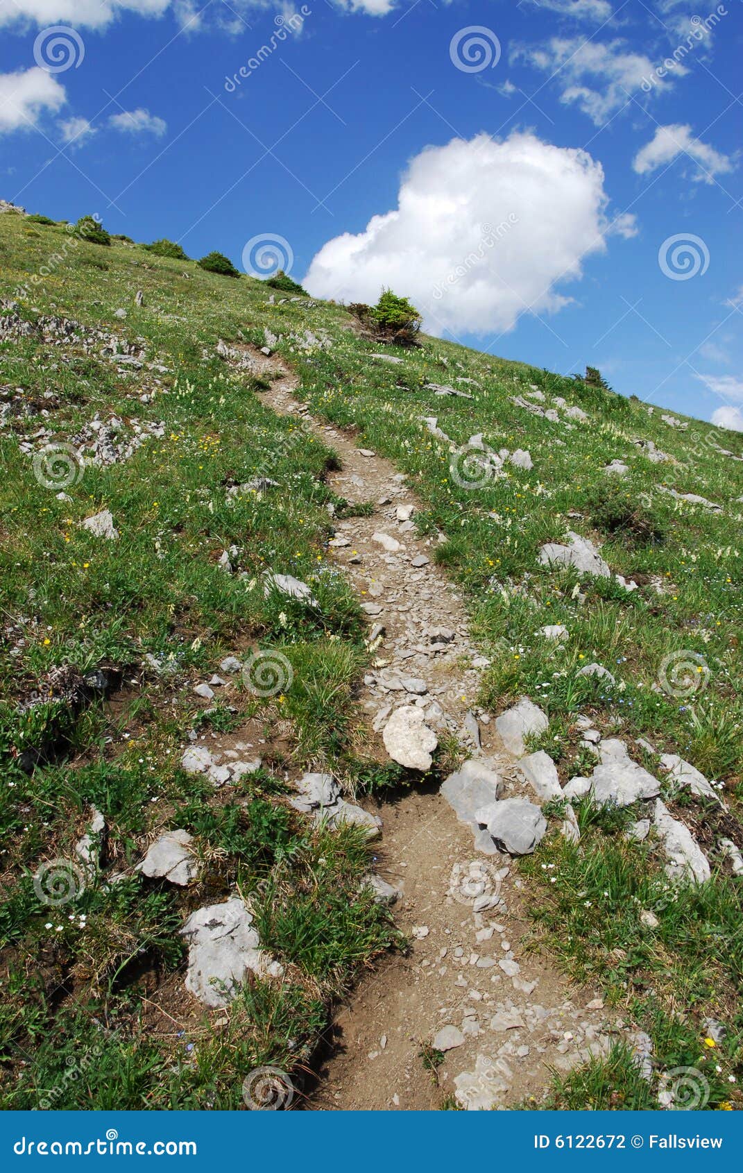 Winding trail to summit stock photo. Image of decline - 6122672