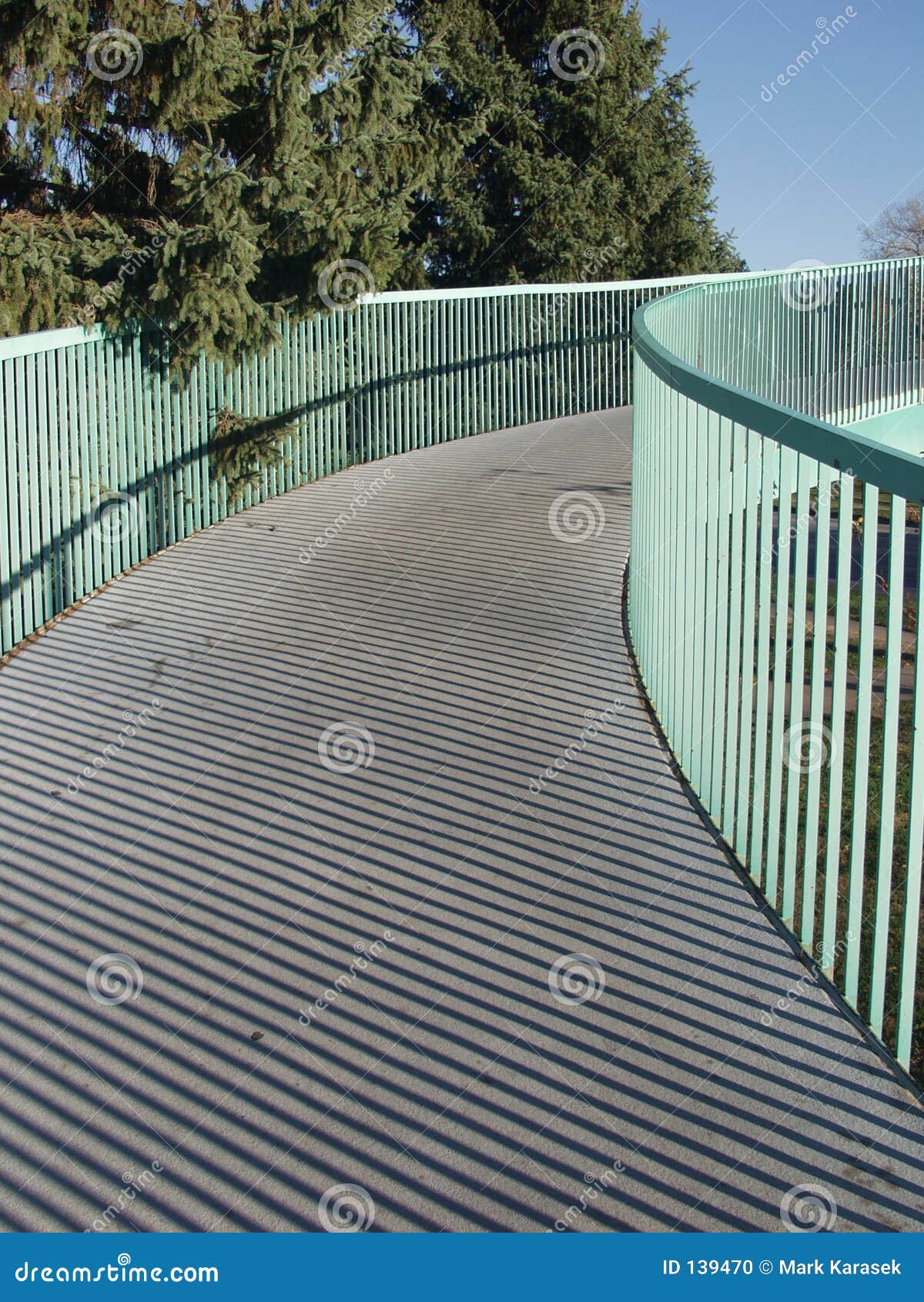Winding Walkway stock photo. Image of walkway, tress, pedestrian - 139470