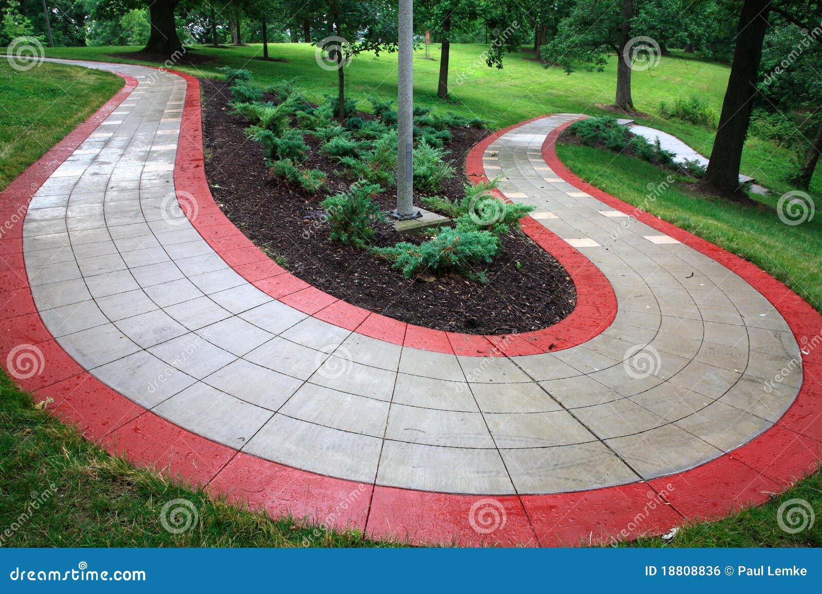 Winding Walkway stock photo. Image of city, path, ohio - 18808836