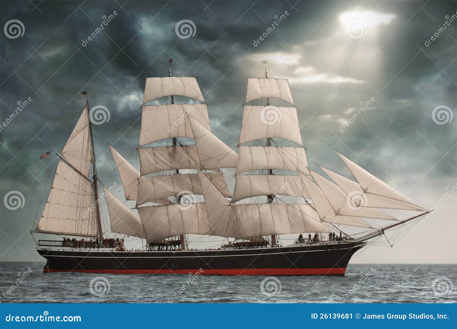 Windjammer stock image. Image of sail, trading, mode - 26139681
