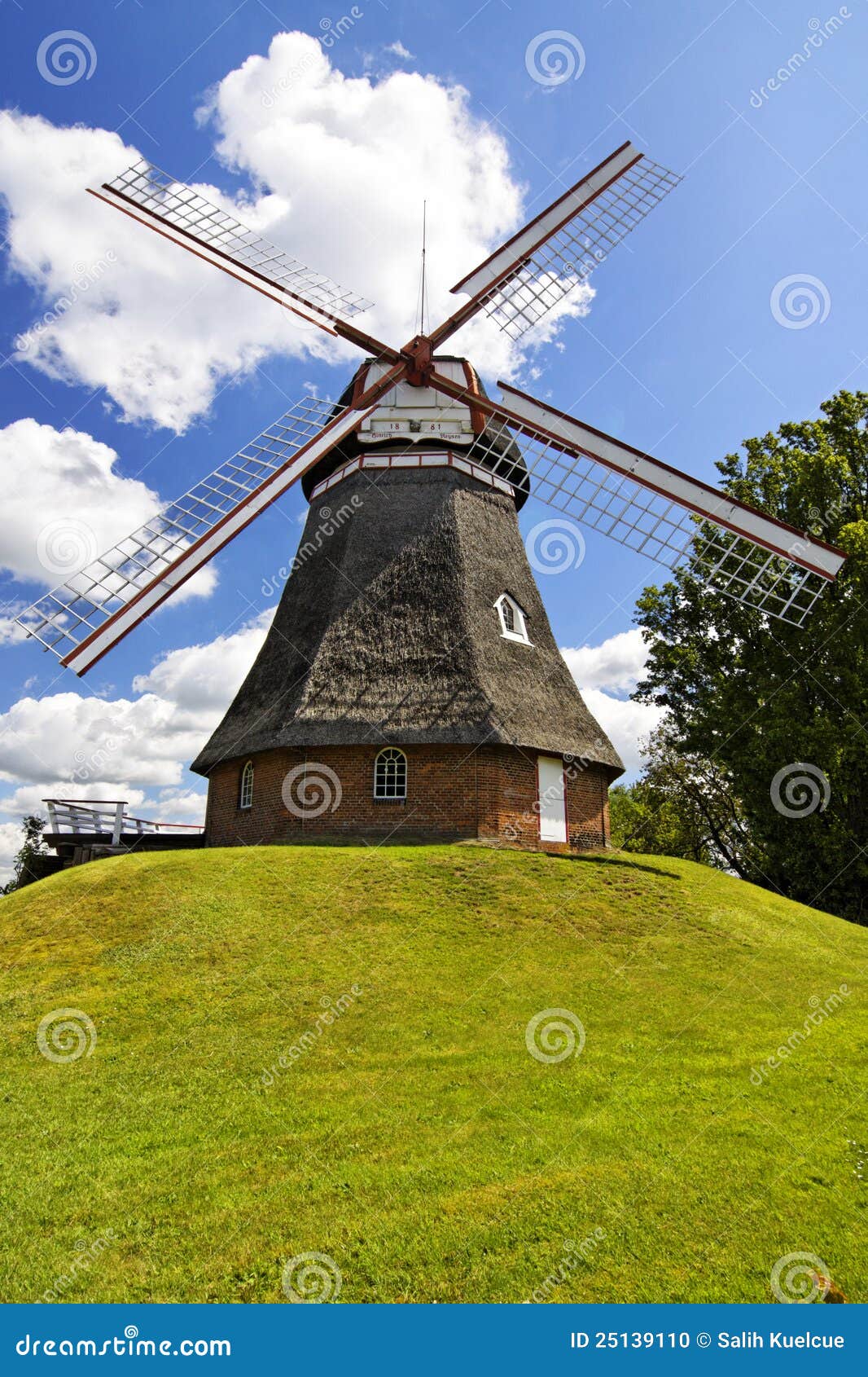 Windmil stock photo. Image of restored, mill, culture - 25139110