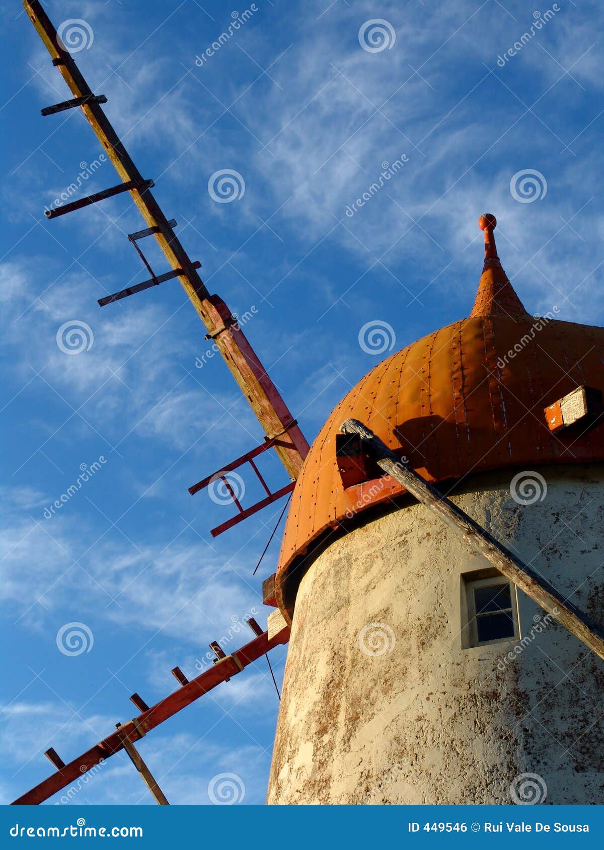 Windmil stock photo. Image of architecture, windmill, clouds - 449546
