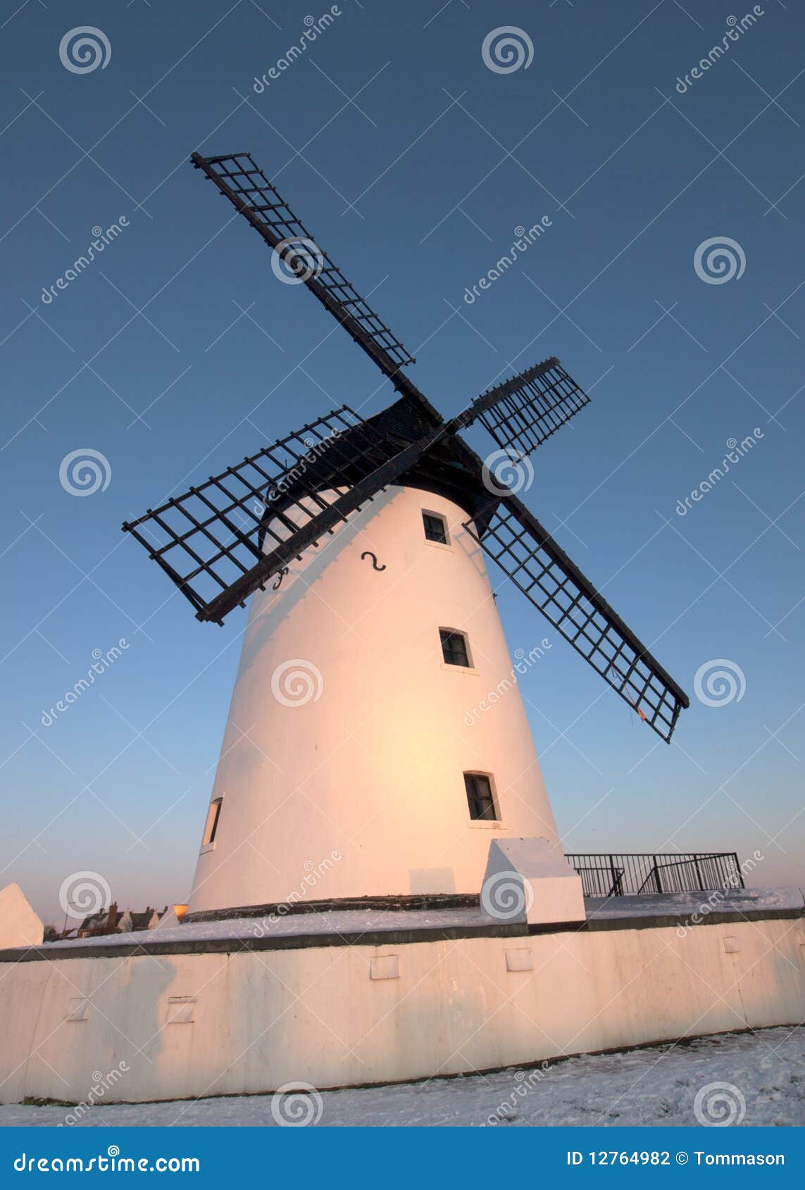Windmill stock photo. Image of landmark, turn, construction - 12764982