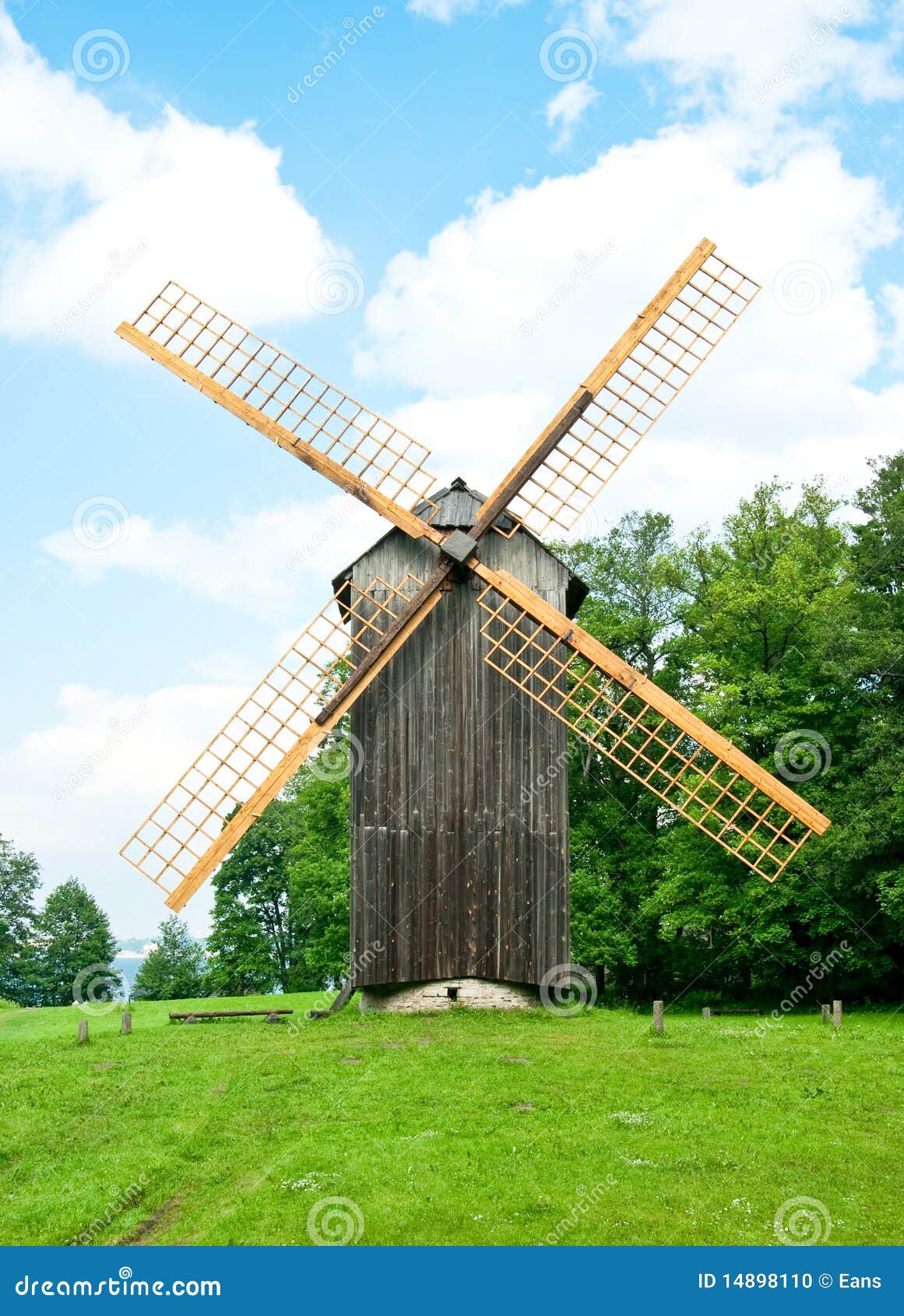 Windmill stock photo. Image of scenic, culture, summer - 14898110