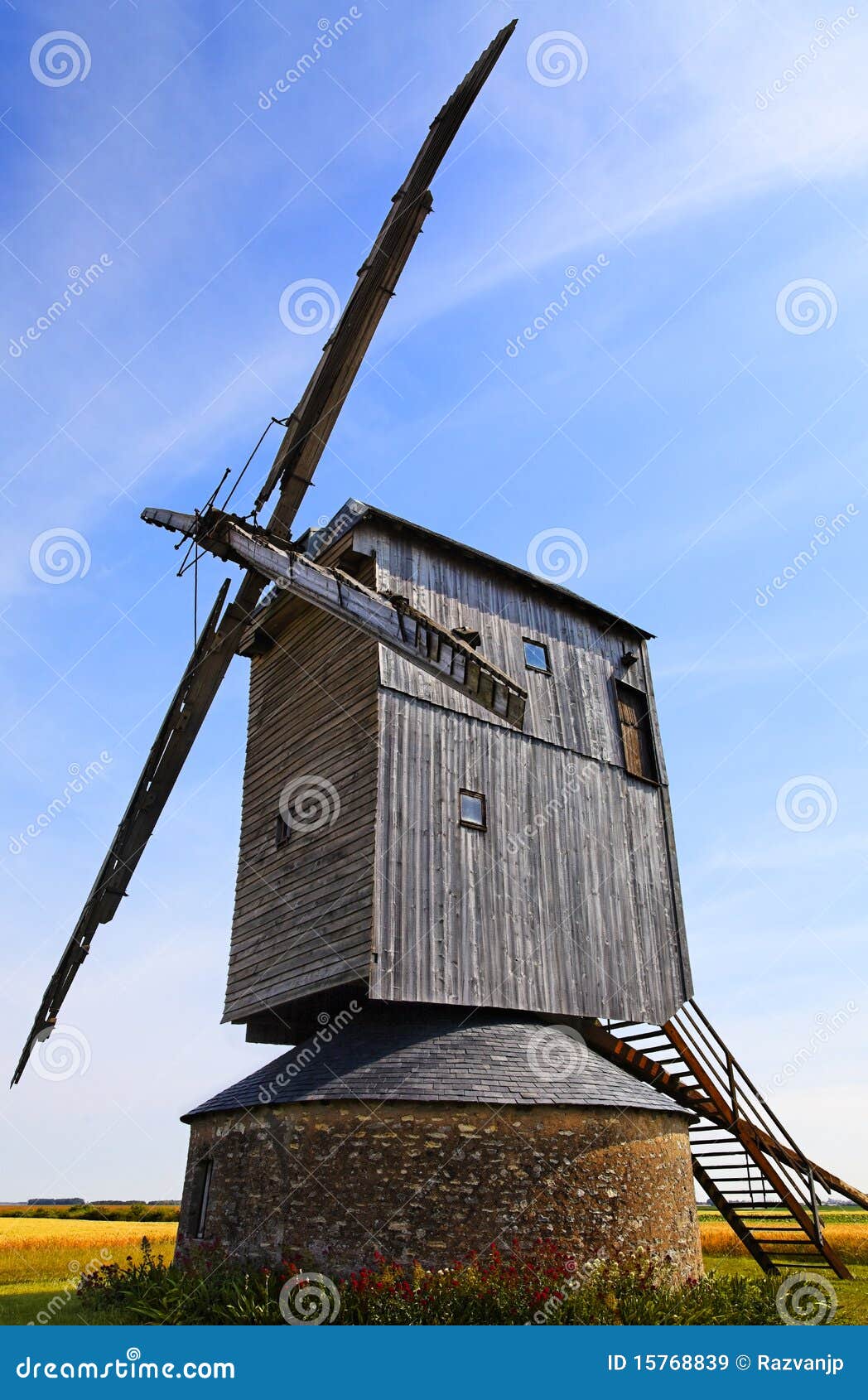Windmill stock image. Image of perspective, miller, mill - 15768839