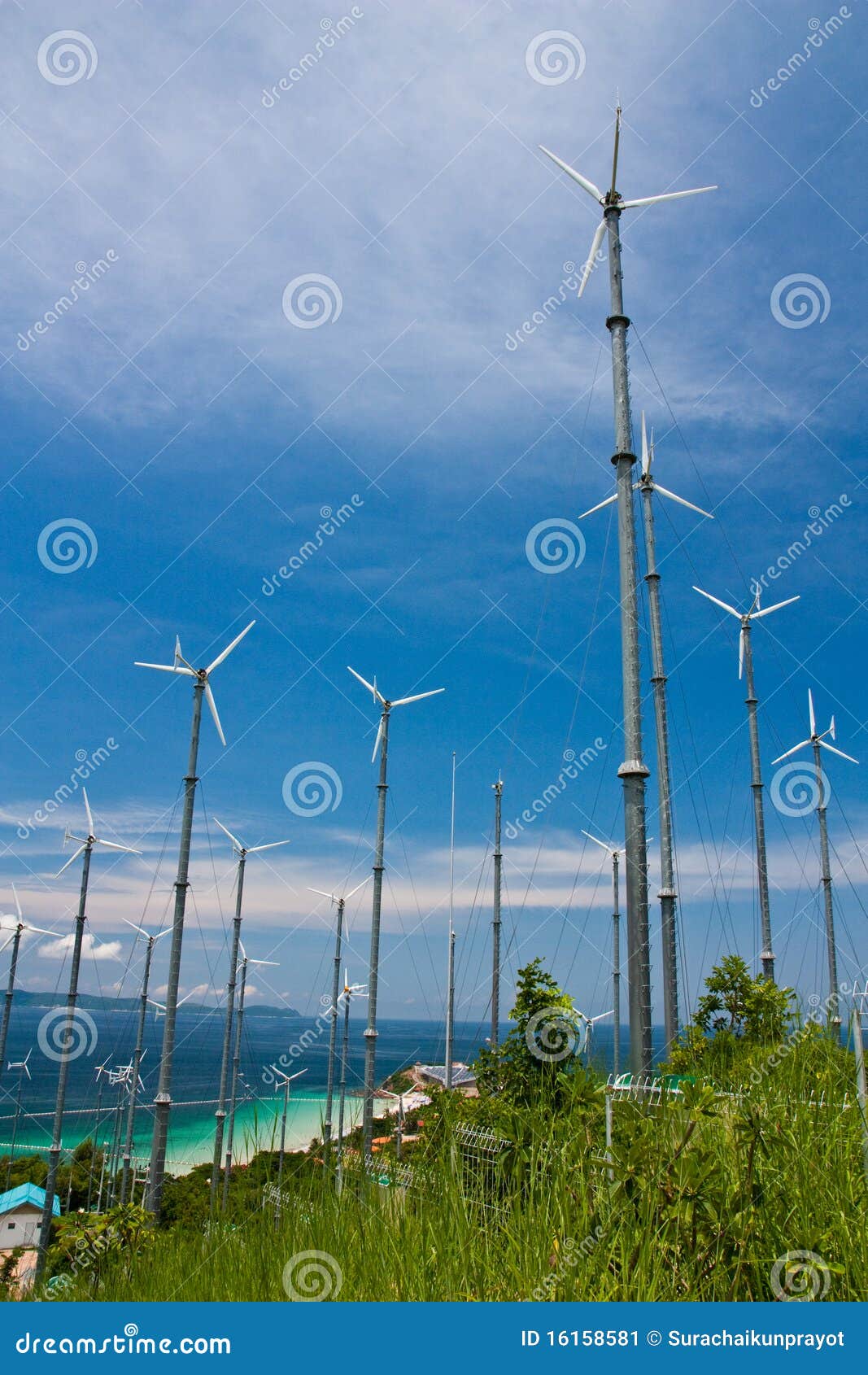 Windmill stock image. Image of generate, electricity - 16158581