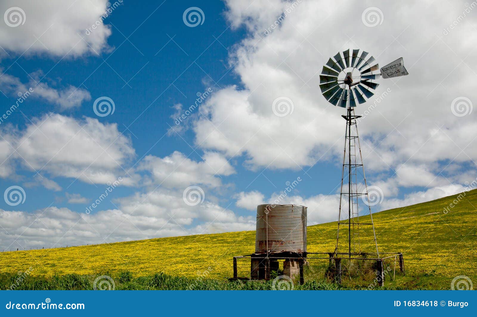 Windmill stock photo. Image of pastoral, idyll, spring - 16834618