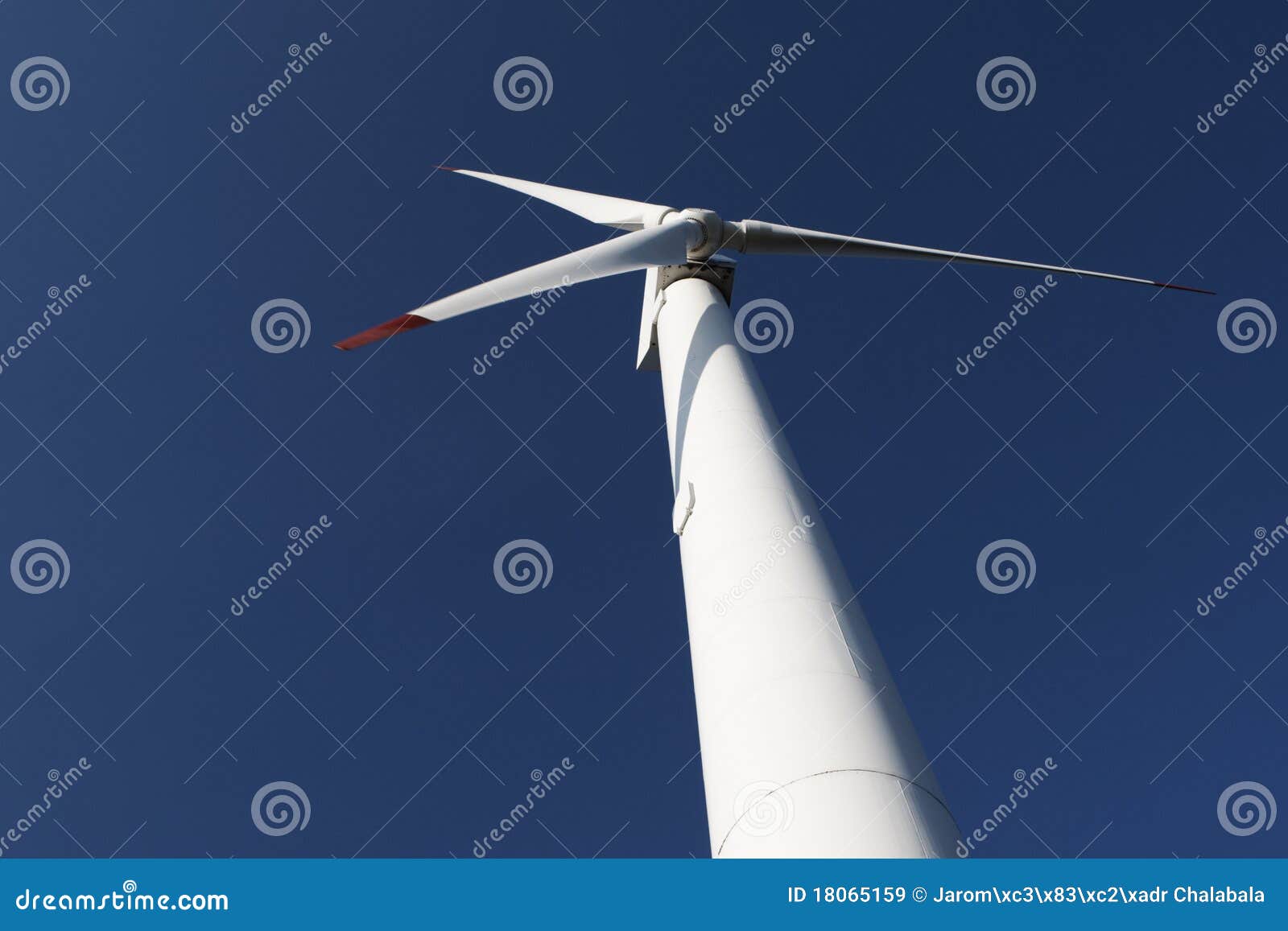 Windmill stock image. Image of single, cloud, environmental - 18065159