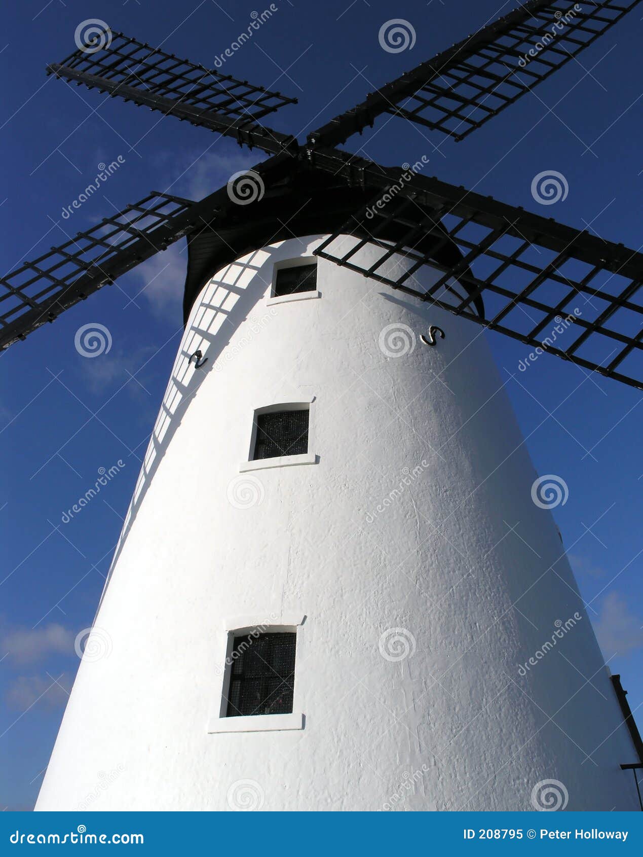 A Windmill stock image. Image of blades, round, white, rotary - 208795