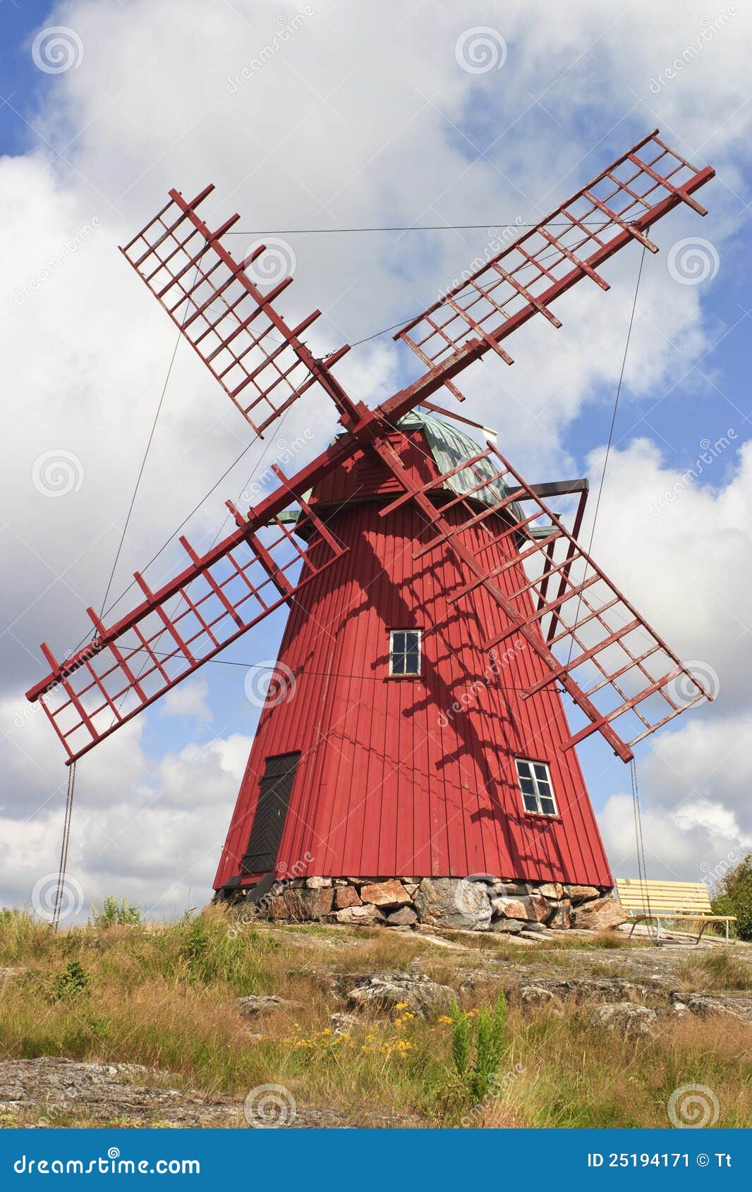 Windmill stock image. Image of countryside, nature, wings - 25194171
