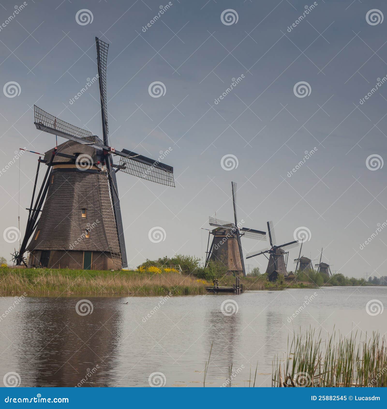 Windmill stock image. Image of history, europe, landscape - 25882545