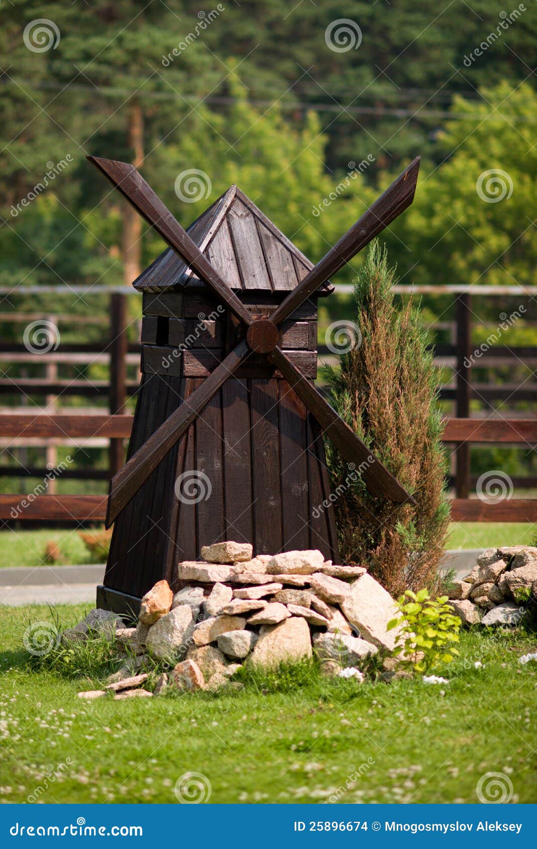 Windmill stock photo. Image of beauty, park, outdoor - 25896674