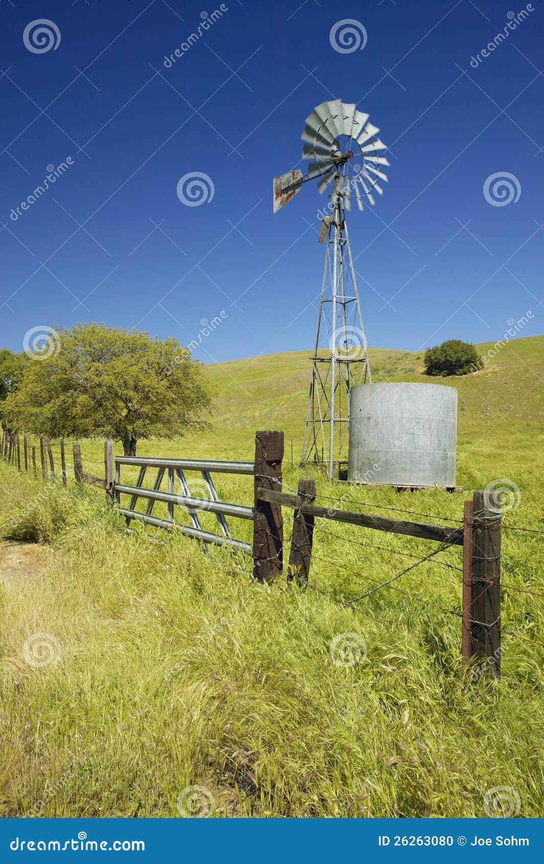 Windmill stock photo. Image of west, scenic, world, simplicity - 26263080