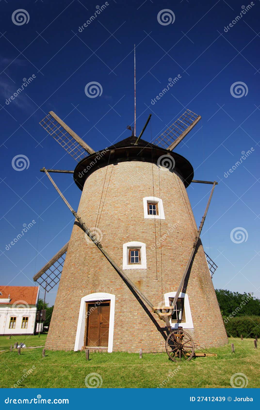 Windmill stock image. Image of traditional, construction - 27412439