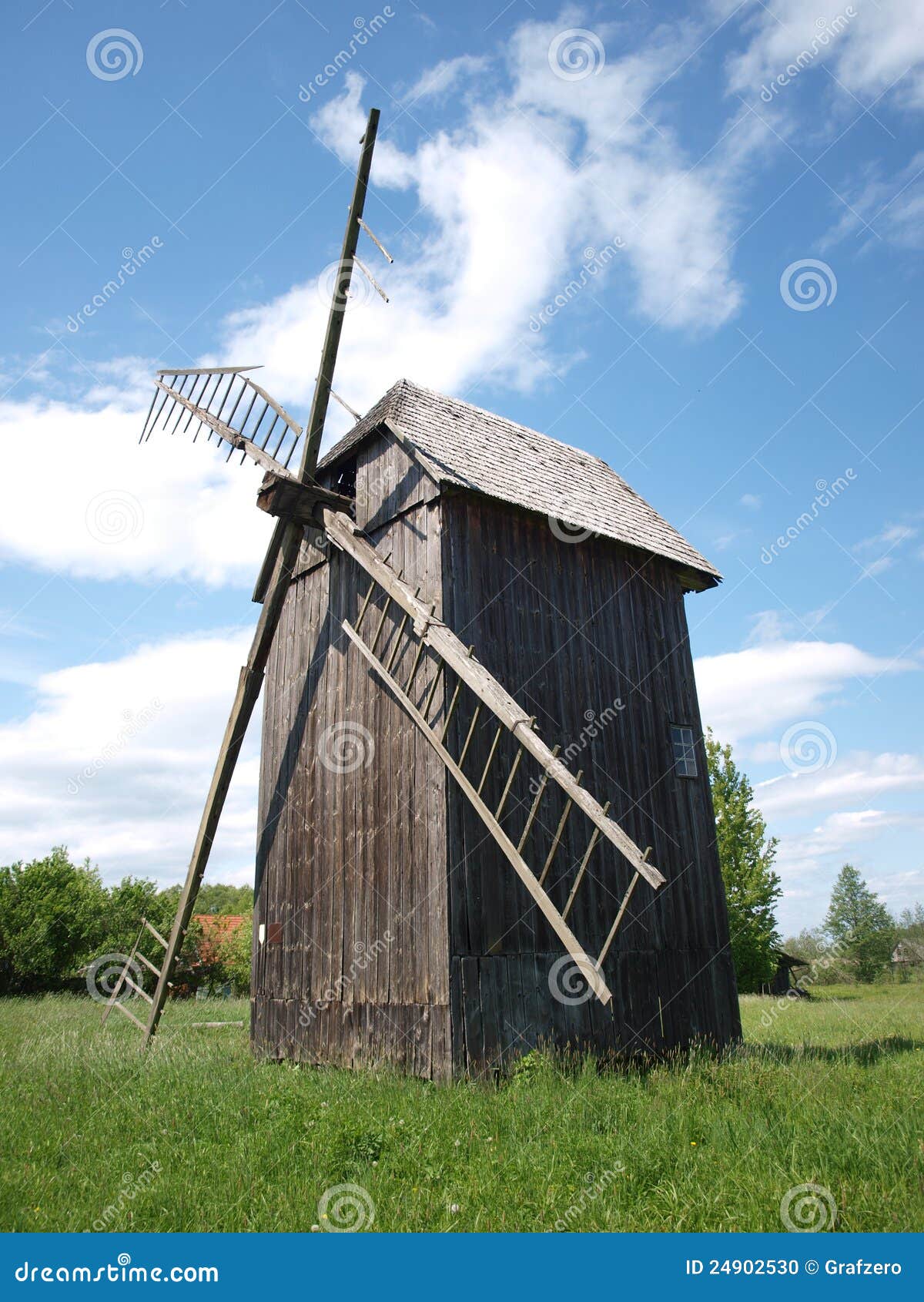 Windmill 3 stock photo. Image of grind, sightseeing, outside - 24902530