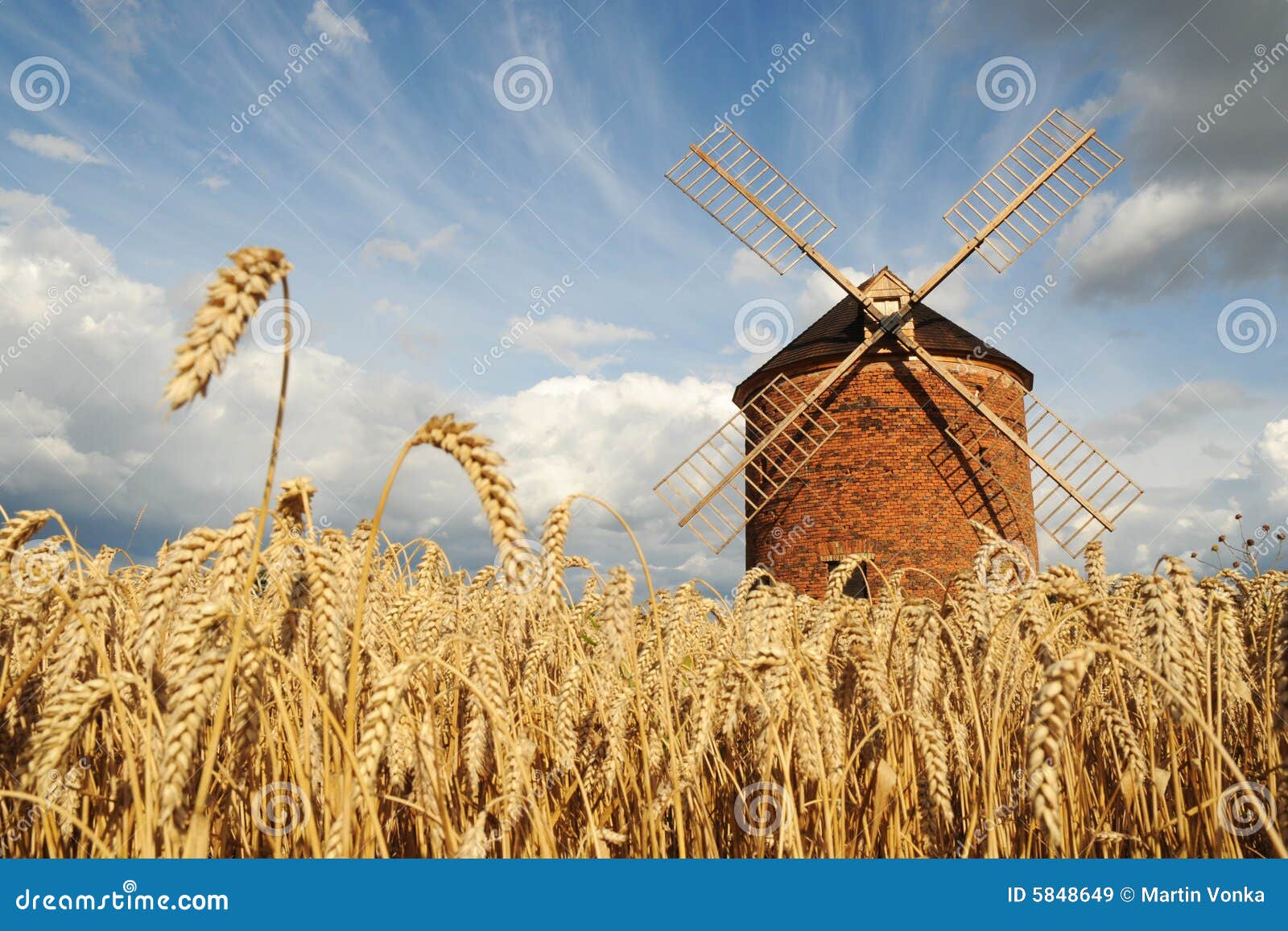 Windmill stock image. Image of generator, windmill, rotating - 5848649