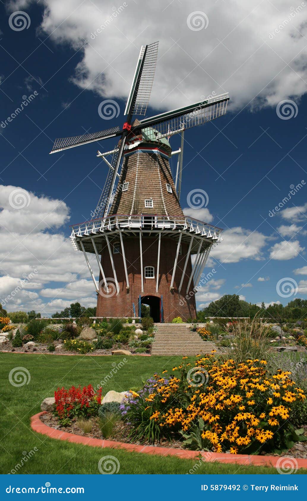 Windmill stock photo. Image of wind, grain, wheat, mill - 5879492