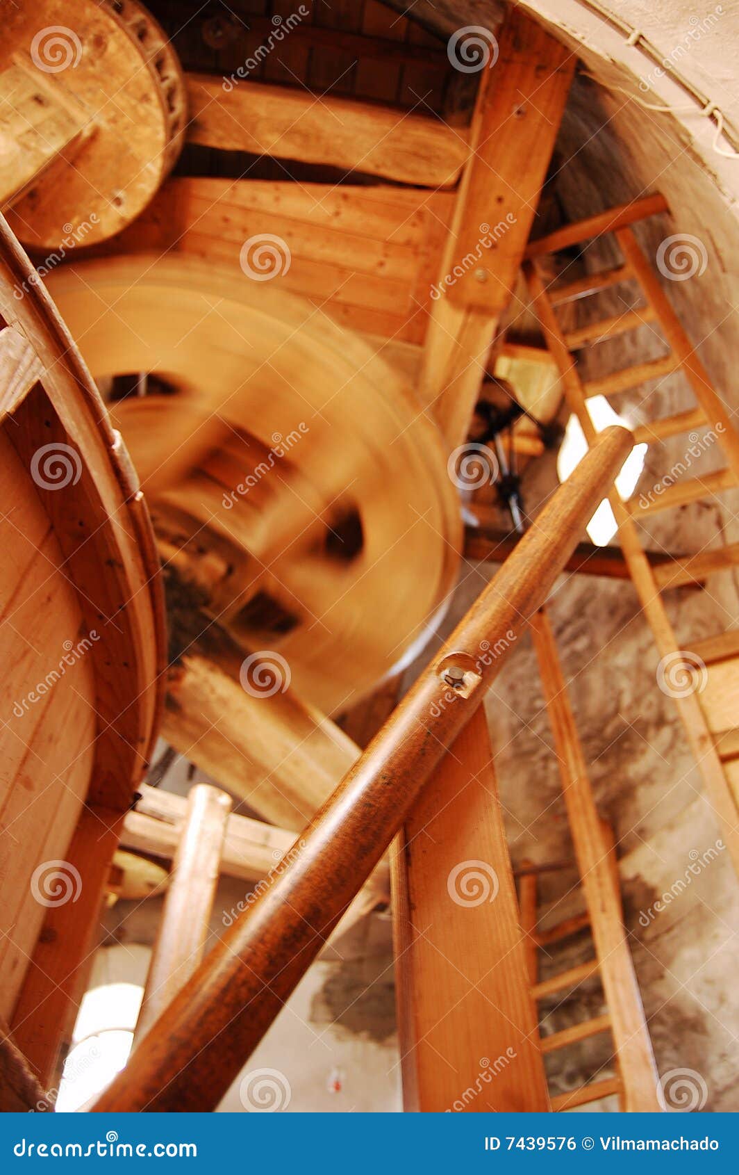 Windmill stock photo. Image of moving, bread, windmill - 7439576