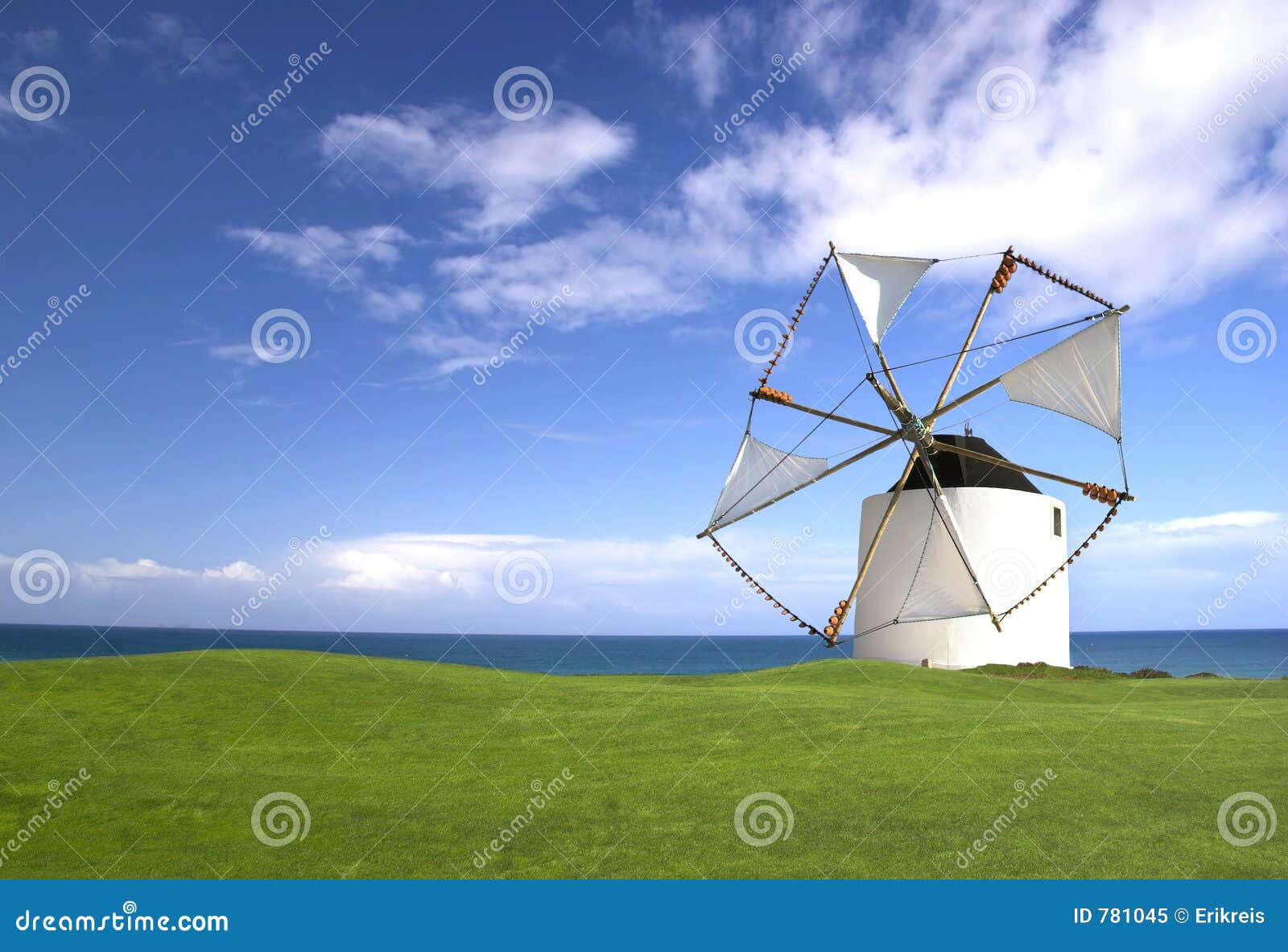 Windmill stock image. Image of tourism, landscape, windmill - 781045
