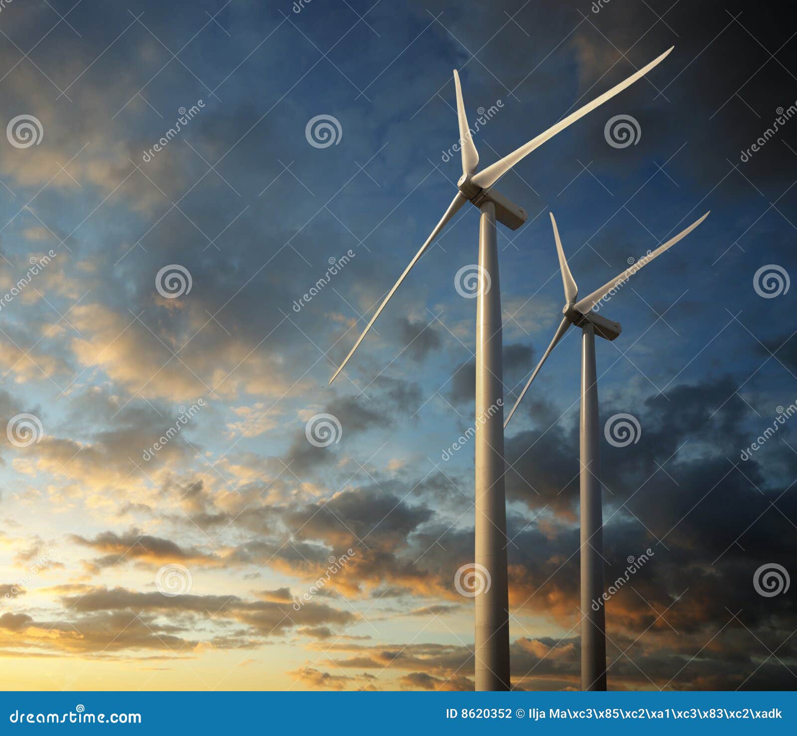 Windmill stock photo. Image of sustainable, energy, offshore - 8620352