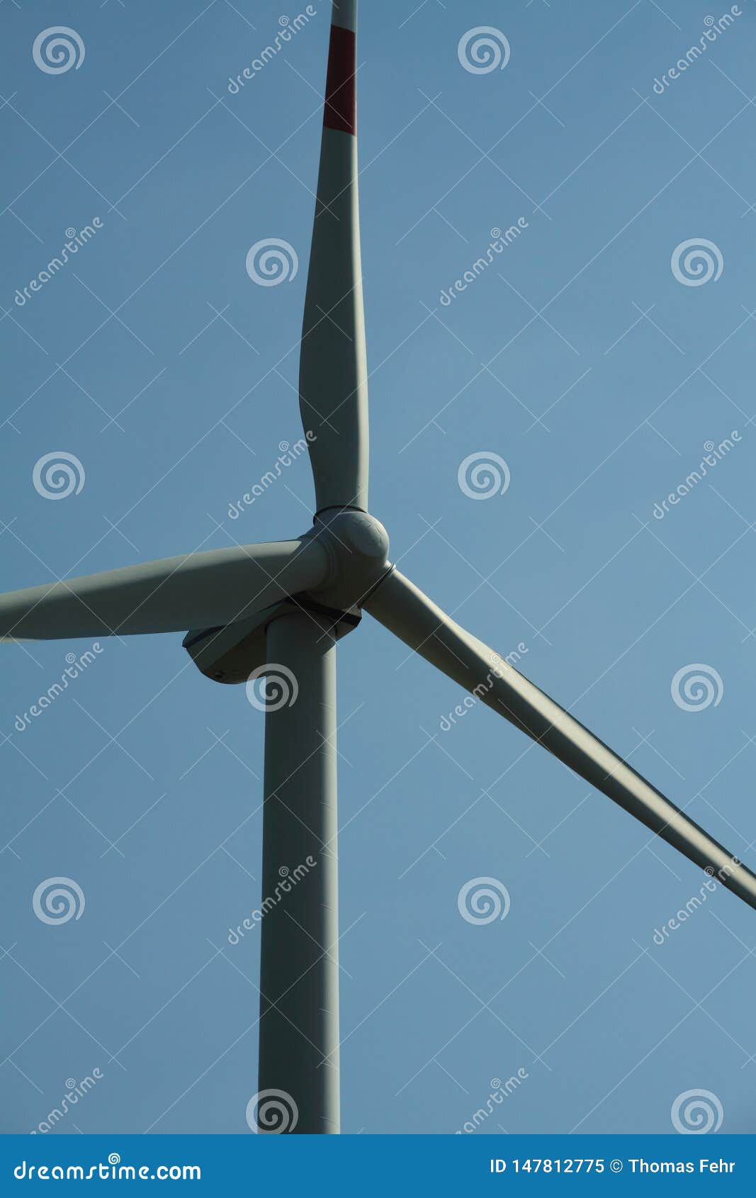 Windmill in action stock image. Image of white, offshore - 147812775