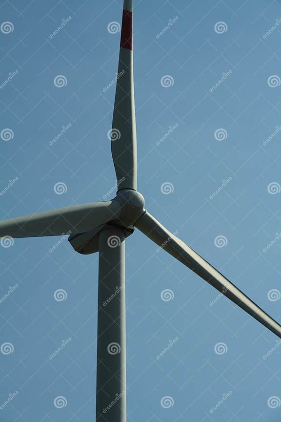Windmill in action stock image. Image of white, offshore - 147812775