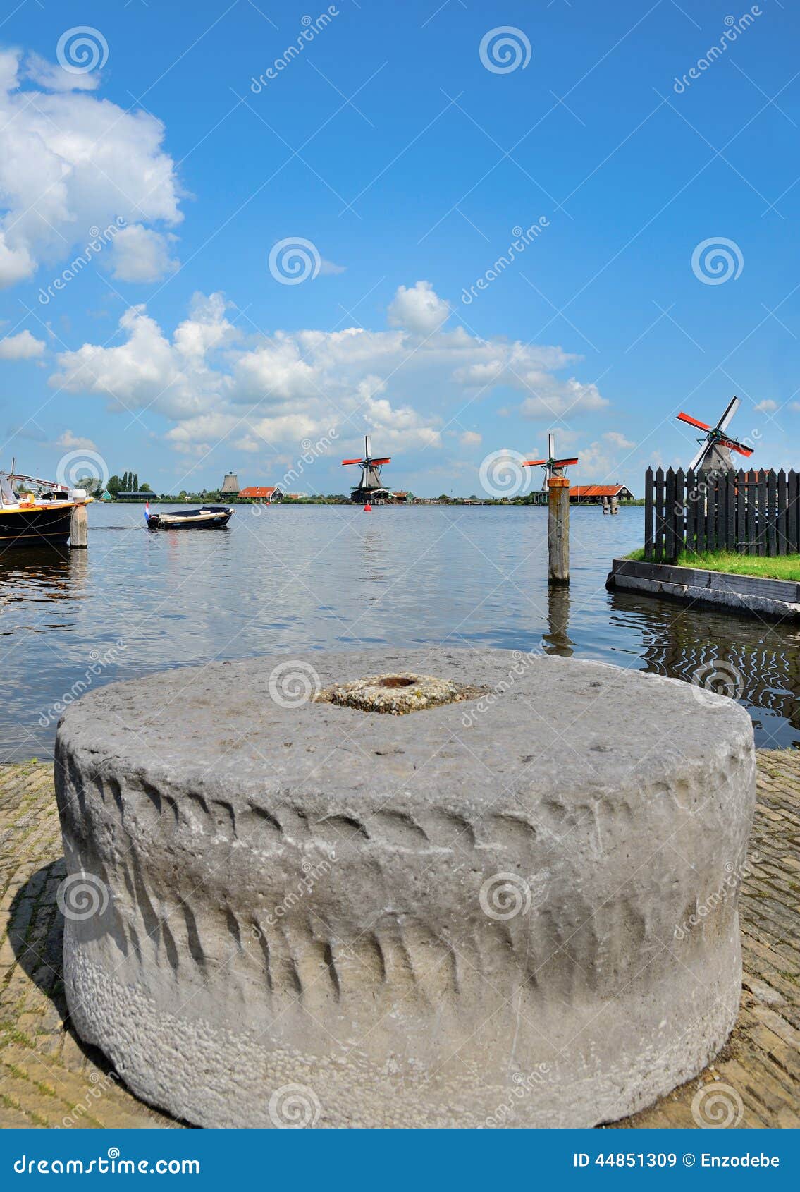 Windmill amsterdam stock image. Image of traditional - 44851309