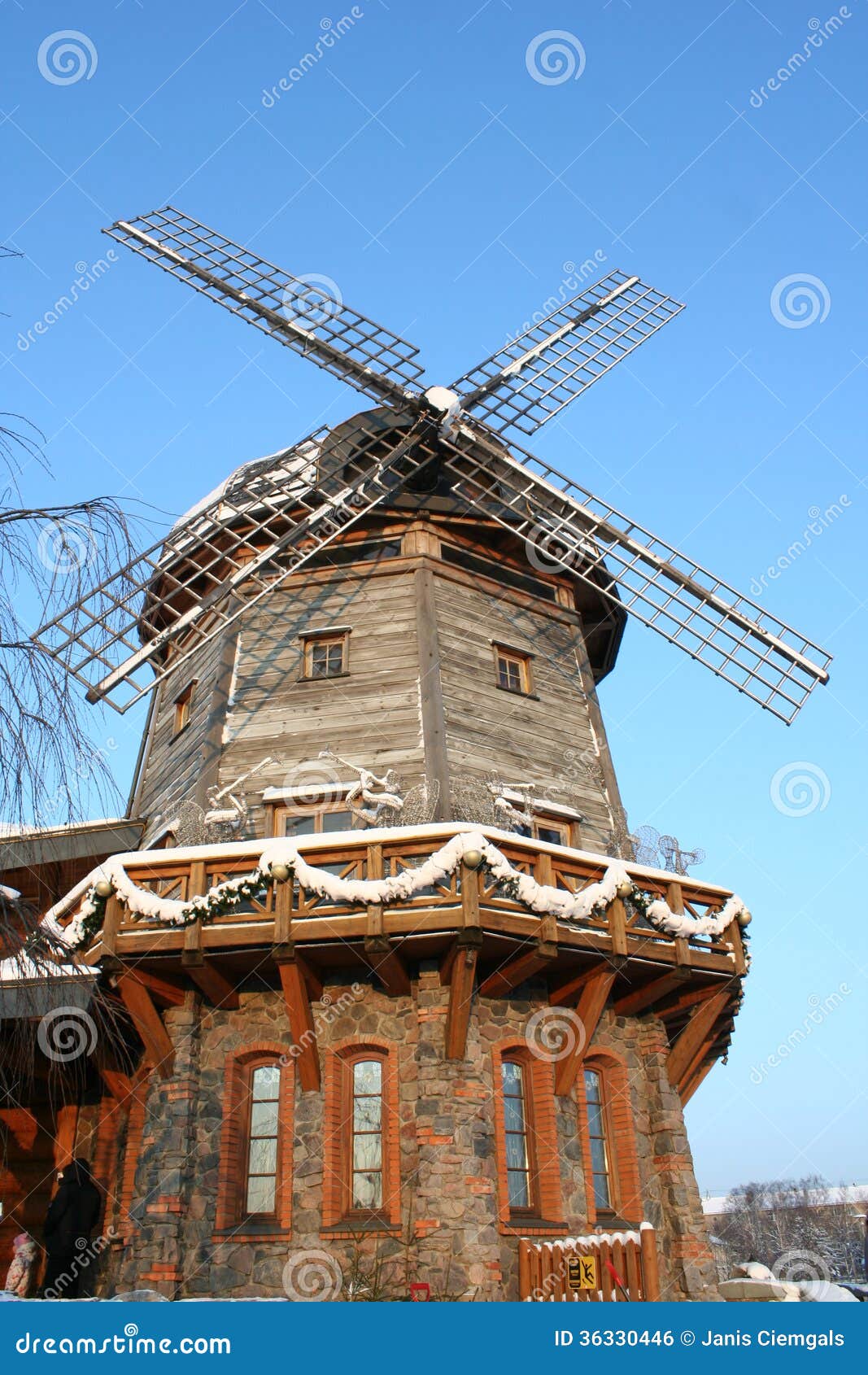 Windmill ancient stock photo. Image of energy, technology - 36330446