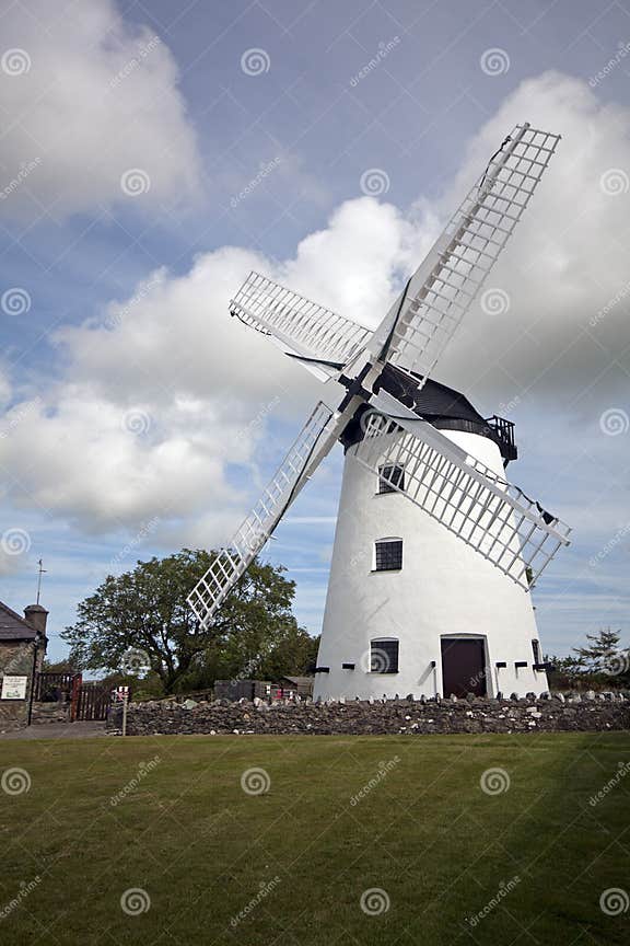 Windmill, Anglesey, Wales stock photo. Image of anglesey - 22628038