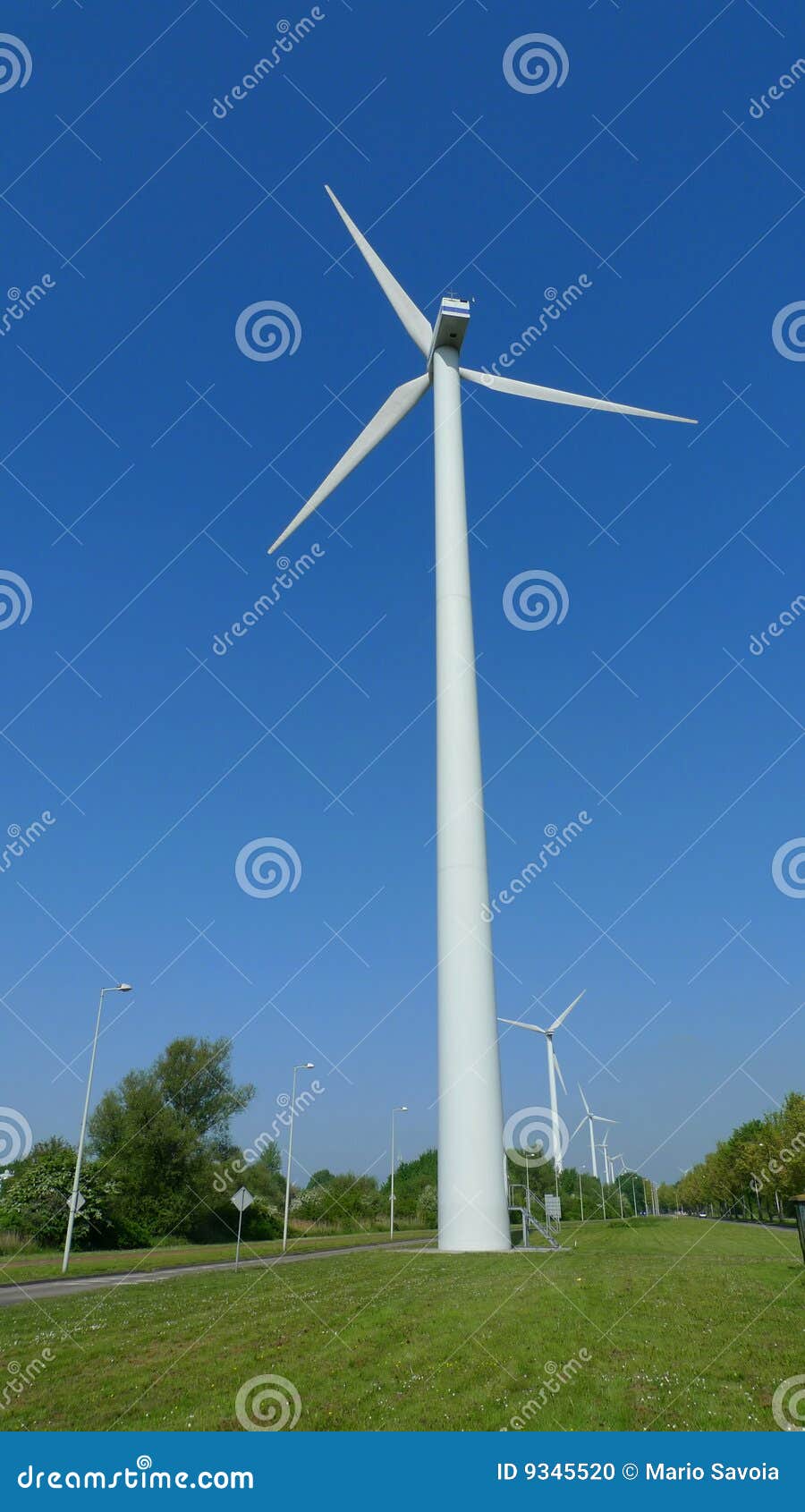 Windmill array stock photo. Image of energy, power, electric - 9345520