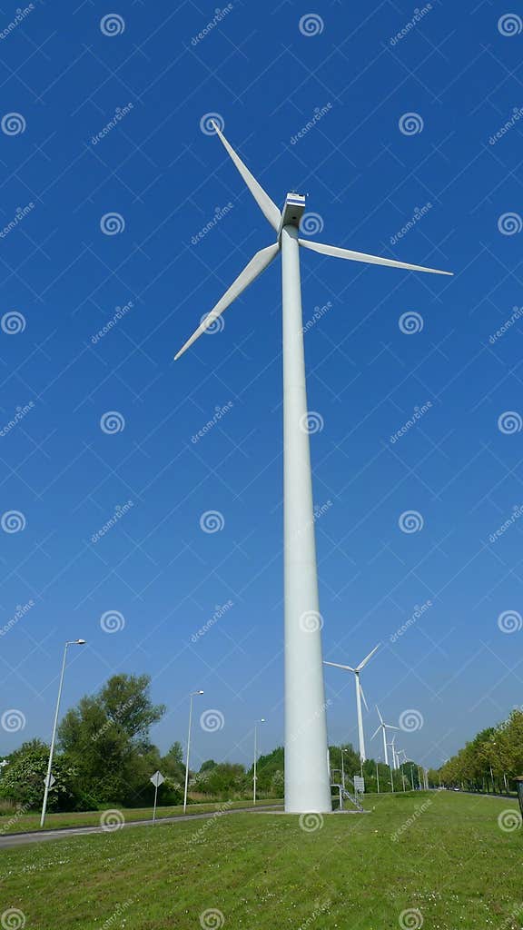 Windmill array stock photo. Image of energy, power, electric - 9345520