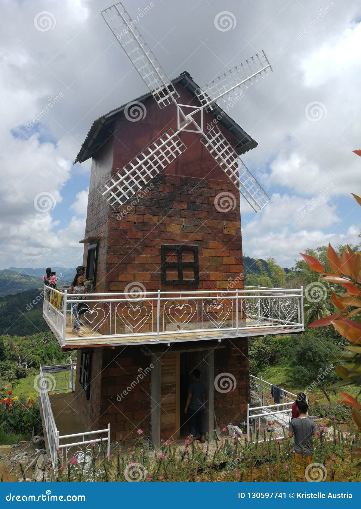 Windmill editorial photo. Image of outdoor, building - 130597741