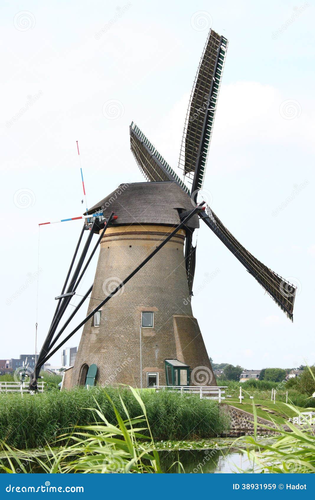 Windmill stock image. Image of netherlands, attraction - 38931959