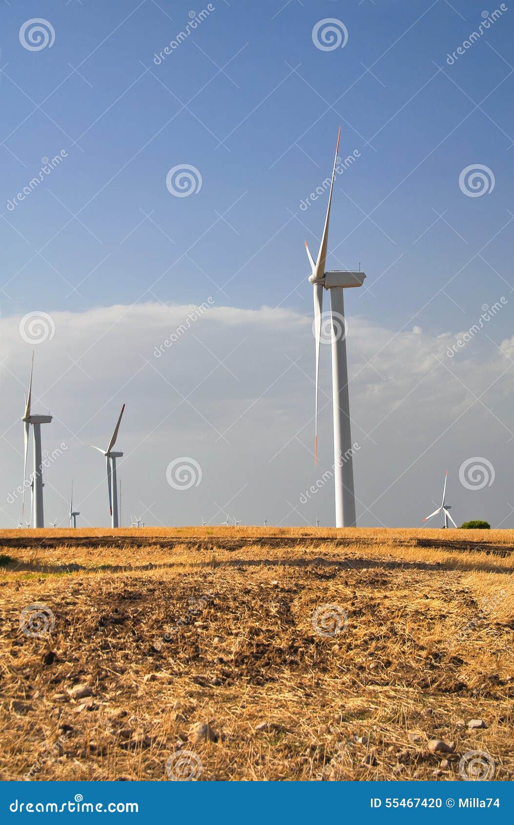 Windmill blade. stock photo. Image of generator, engineering - 55467420