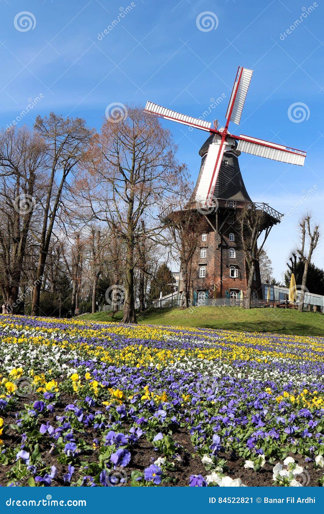 Windmill in Bremen, Germany Editorial Photo - Image of beautiful ...