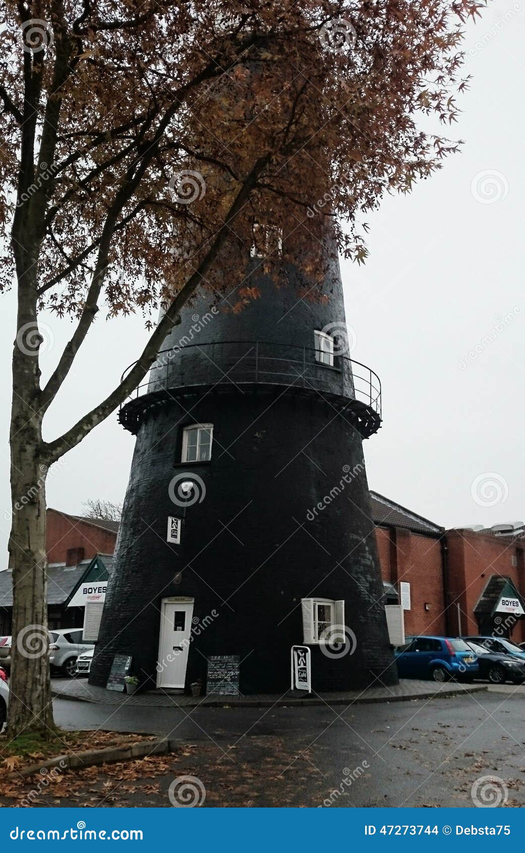 Windmill cafe editorial stock image. Image of curio, windmill - 47273744