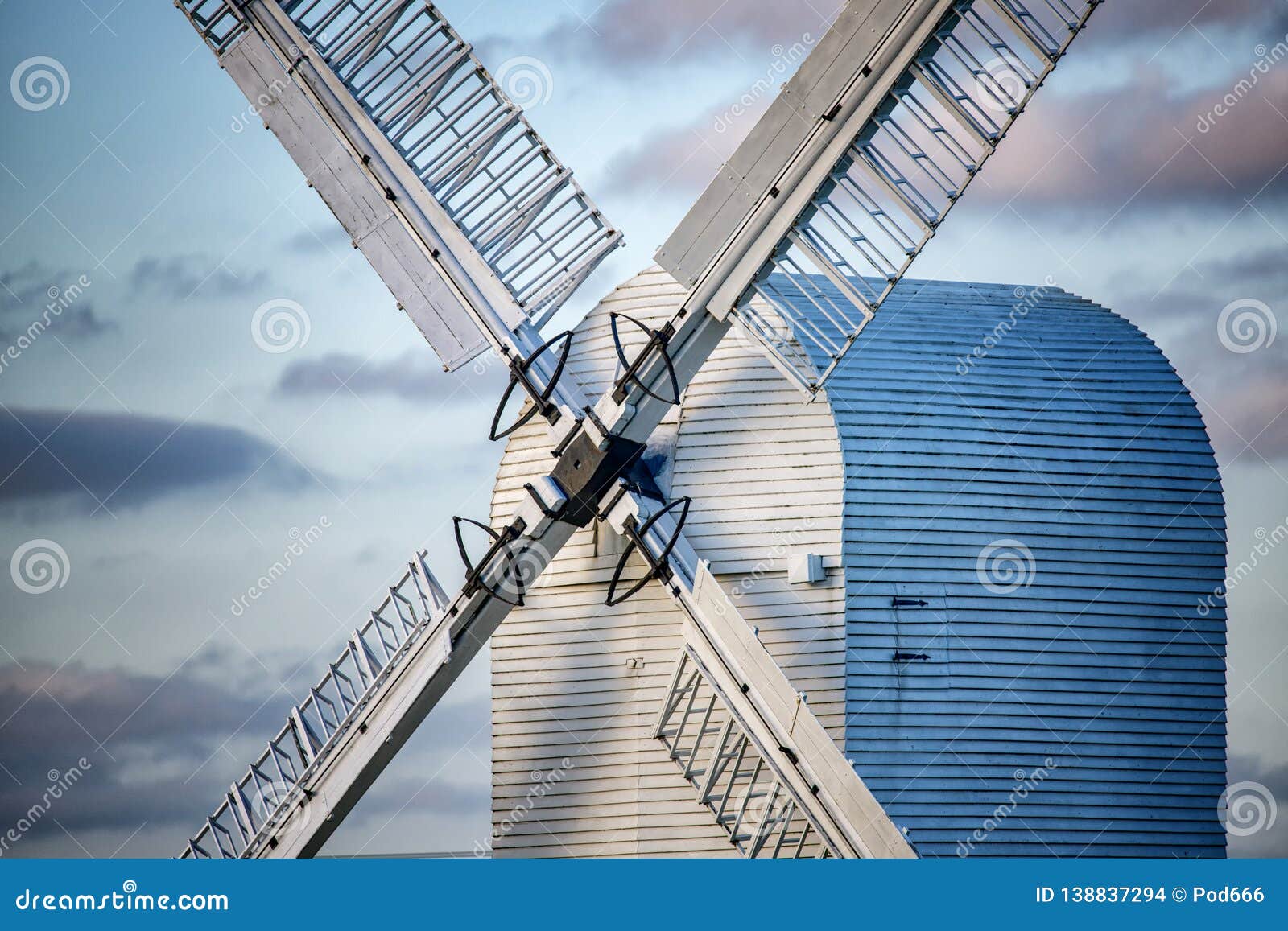 Windmill Chillenden kent stock photo. Image of flour - 138837294