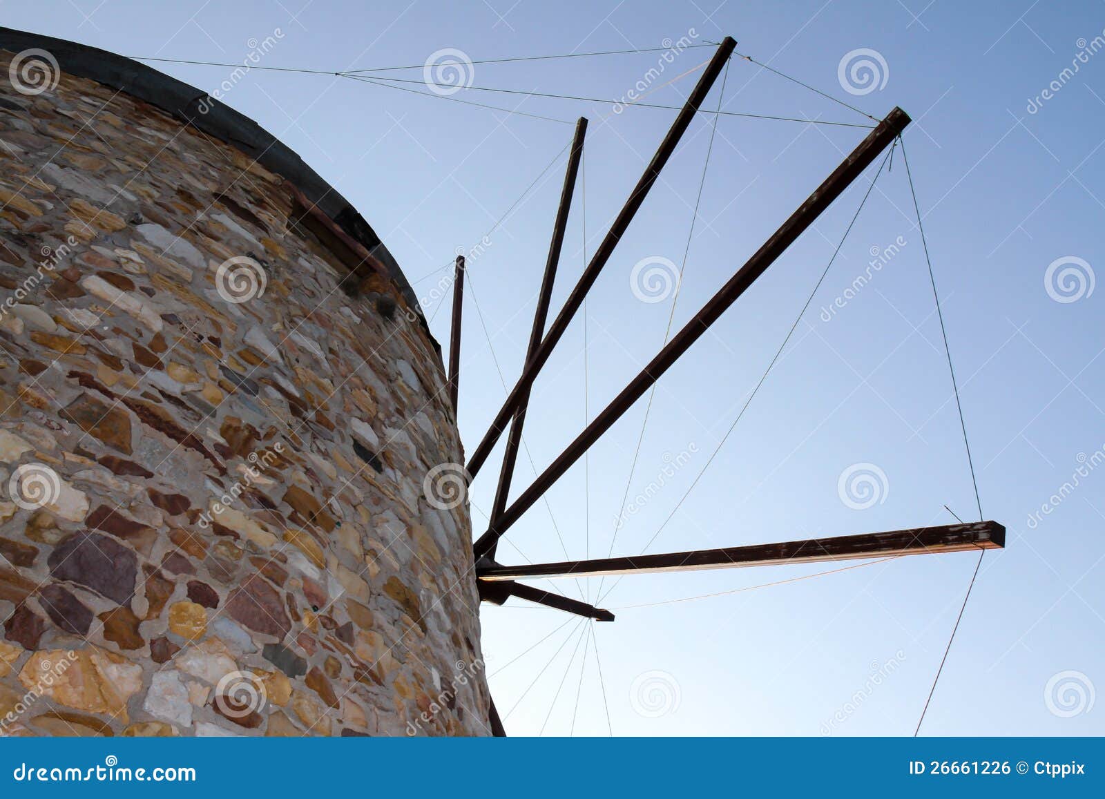 Windmill Close-up stock photo. Image of lines, texture - 26661226