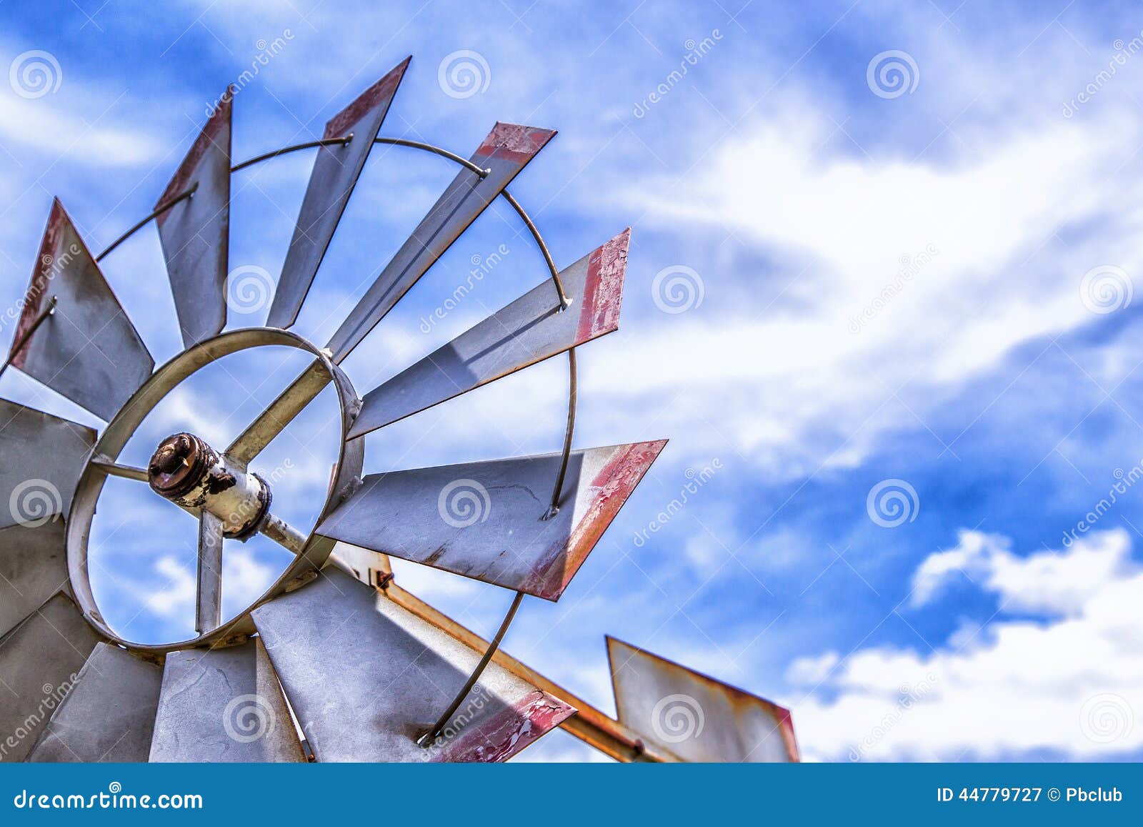 Windmill stock image. Image of blue, blade, white, closeup - 44779727