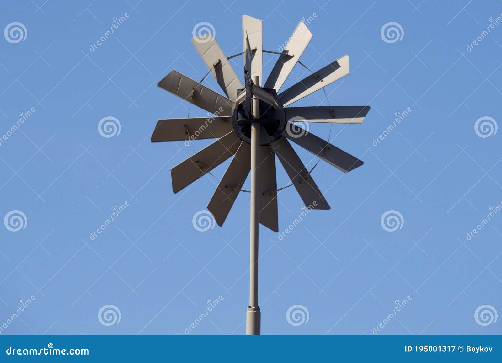Windmill stock image. Image of farm, scenic, illinois - 195001317