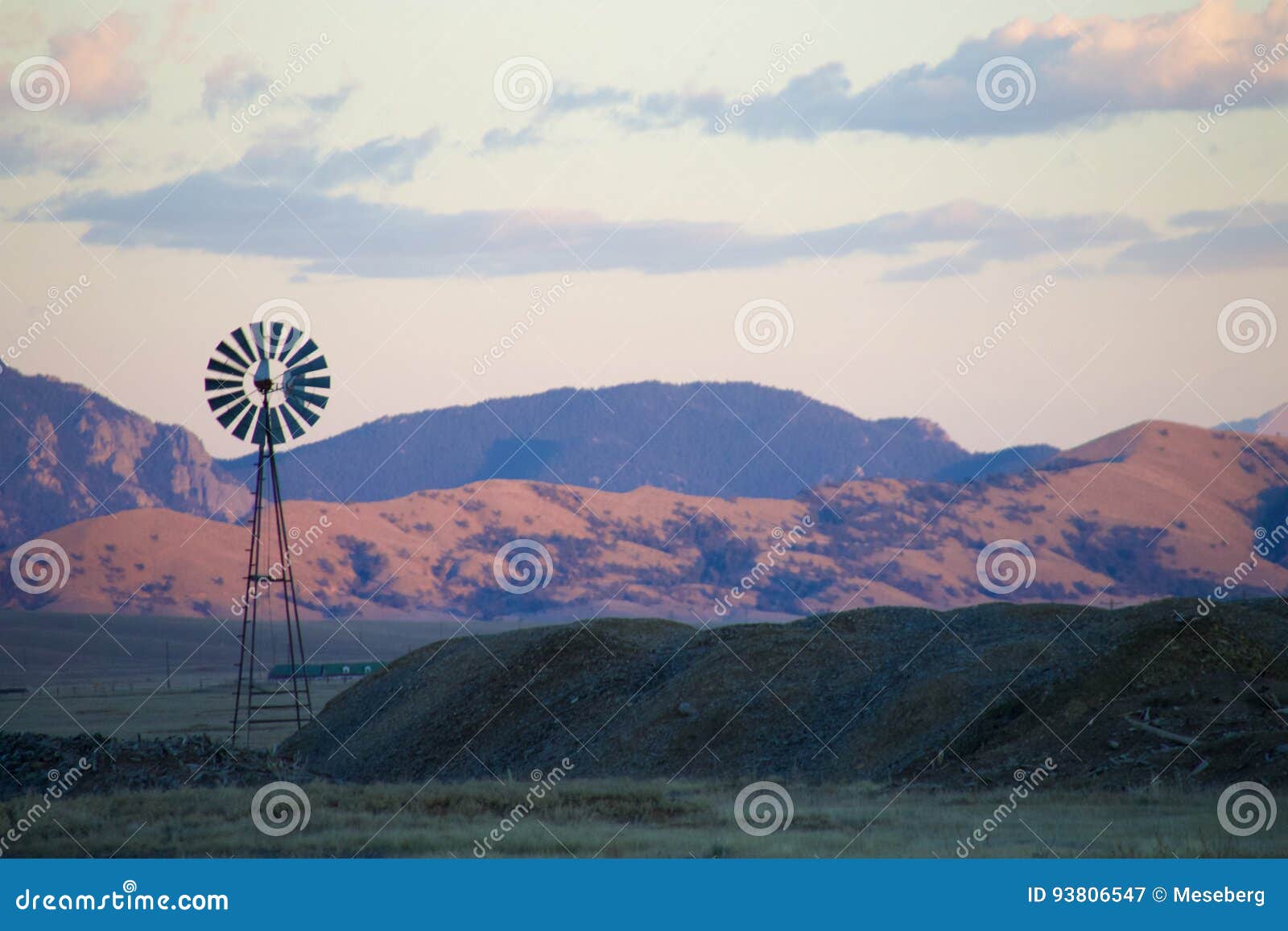 Windmill Colorado stock image. Image of pikes, weather - 93806547