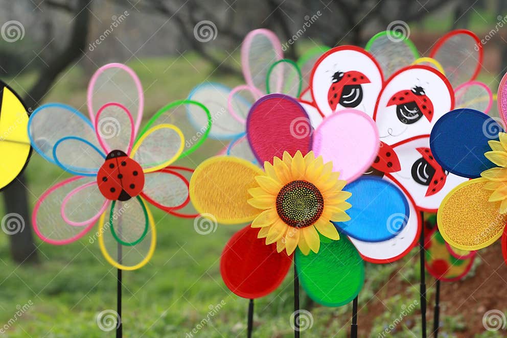 Windmill colors stock image. Image of color, design, environment - 12956741