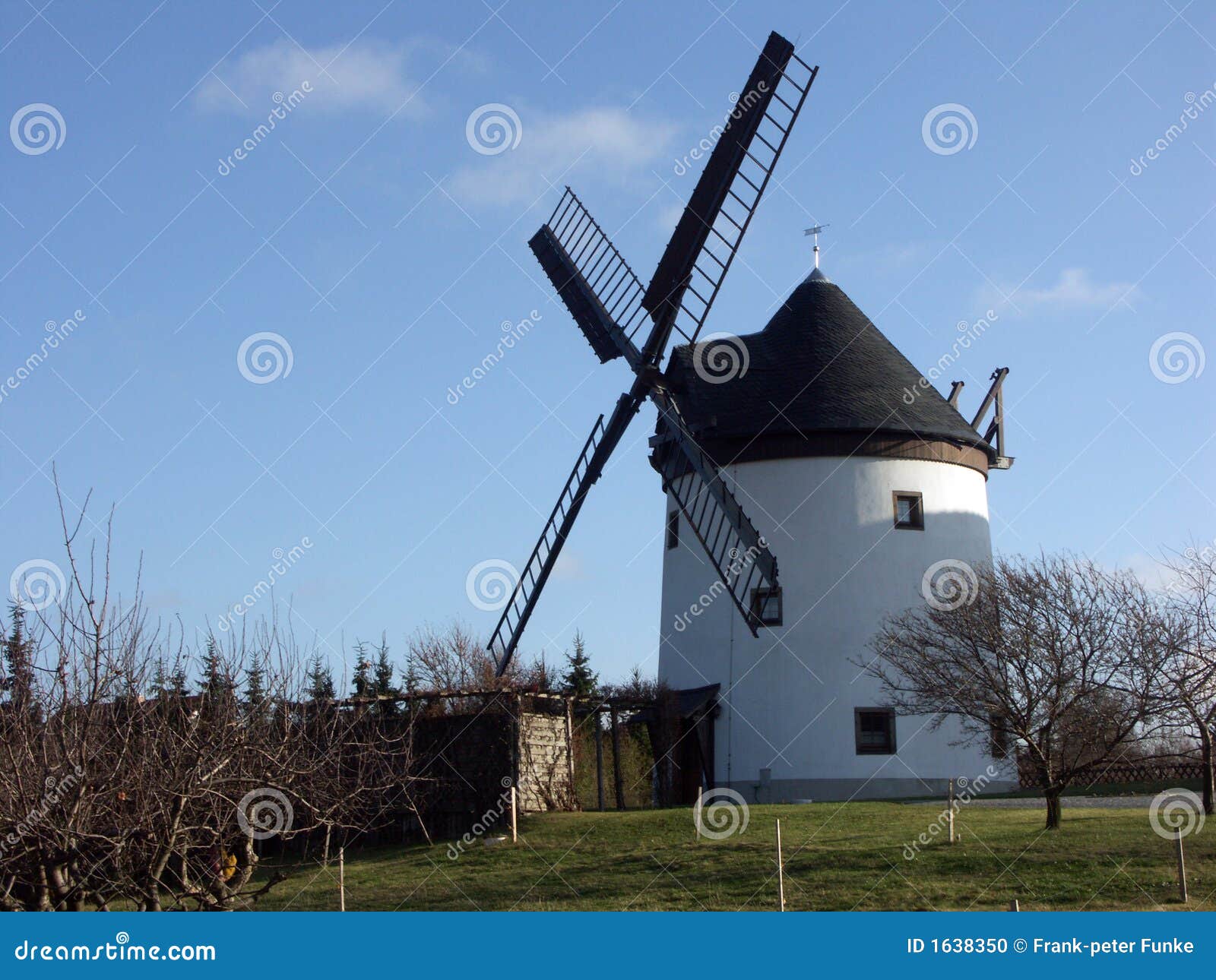 Windmill in the Countryside Stock Photo - Image of field, mill: 1638350