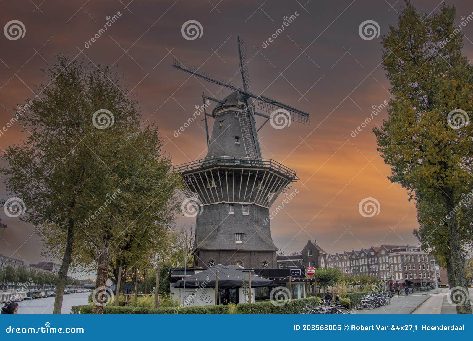 Windmill De Gooyer at Amsterdam the Netherlands 7-11-2018 Editorial ...
