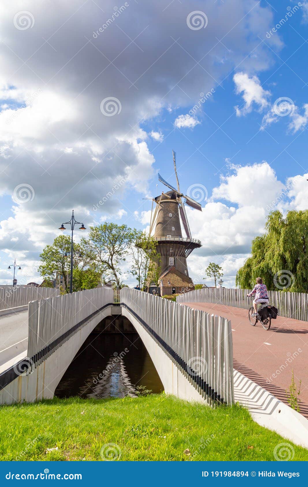 Windmill De Valk Leiden Netherlands Editorial Stock Image - Image of ...