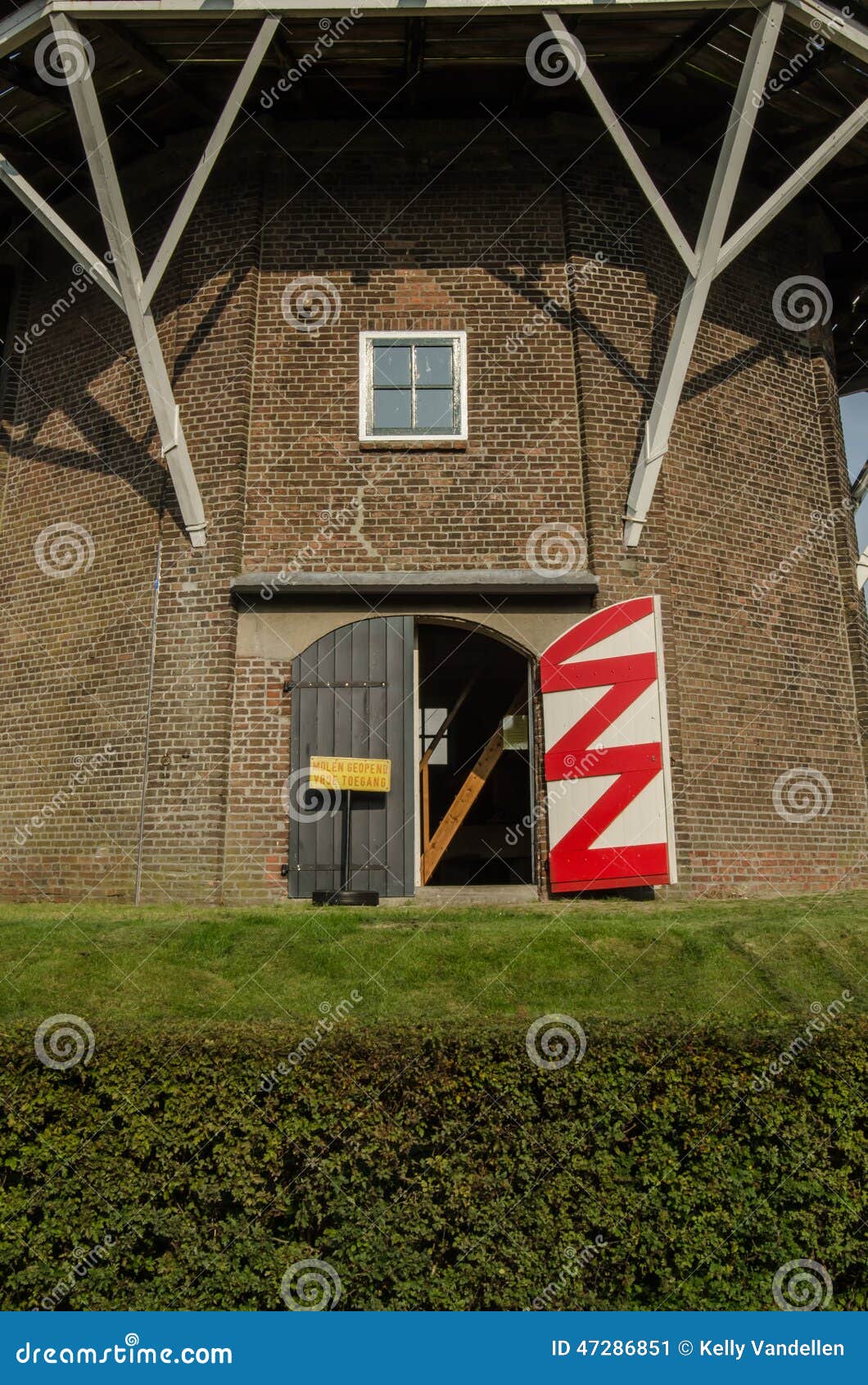 Windmill Door stock image. Image of entry, industrial - 47286851