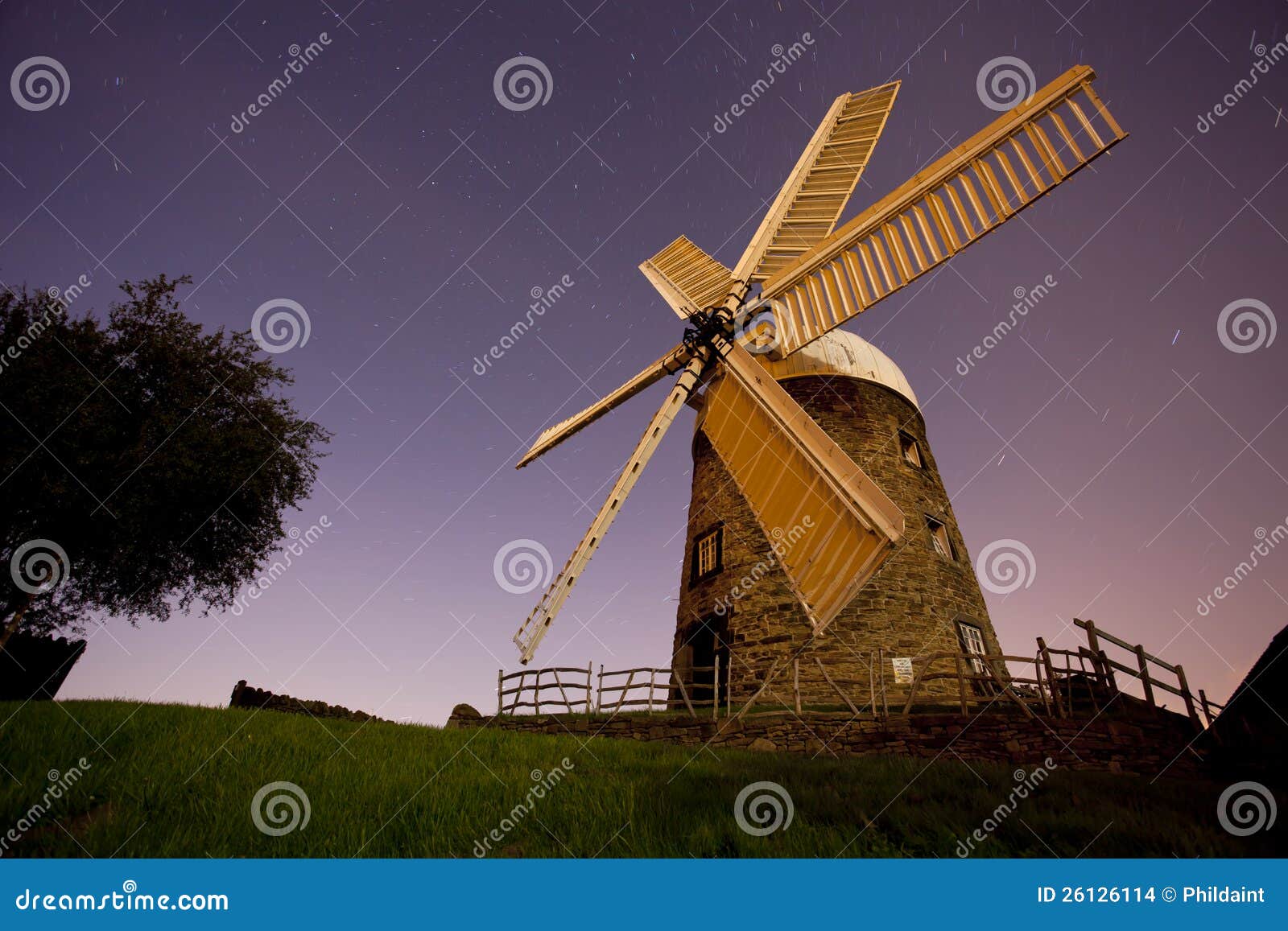 Windmill england stock photo. Image of wind, power, landmark - 26126114