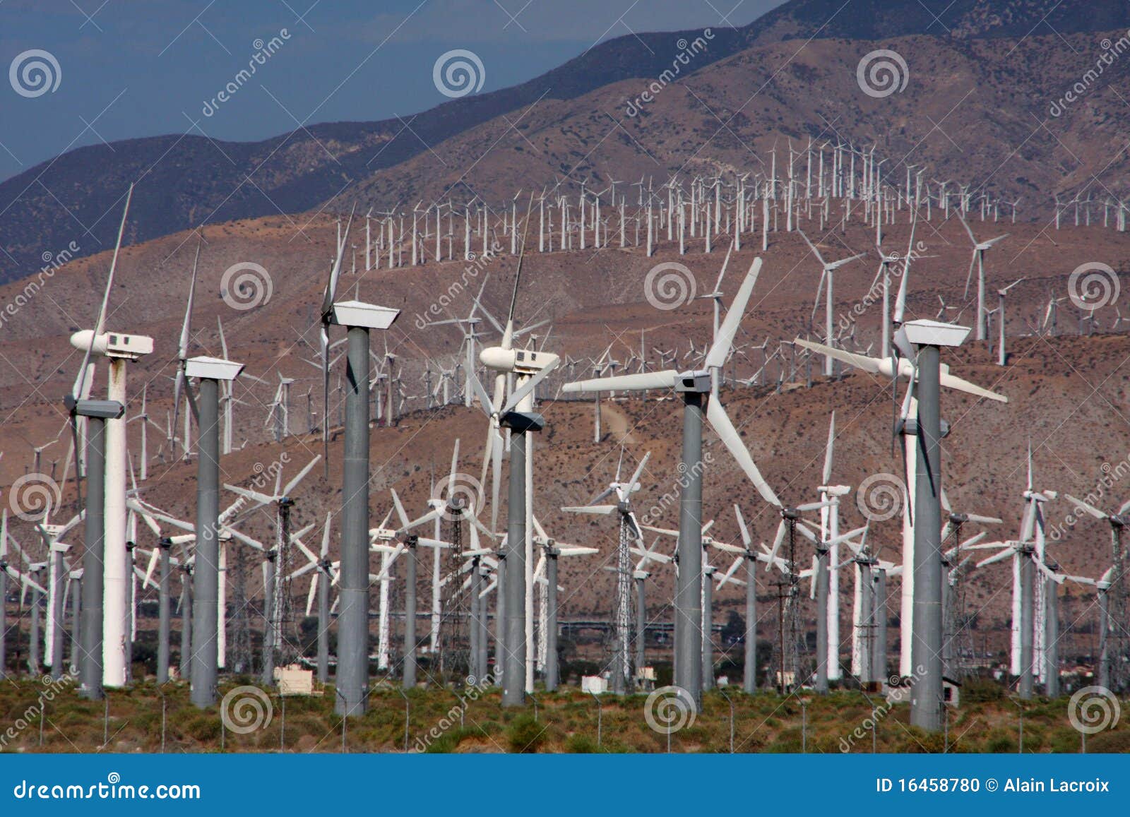 Windmill farm stock photo. Image of generated, environment - 16458780